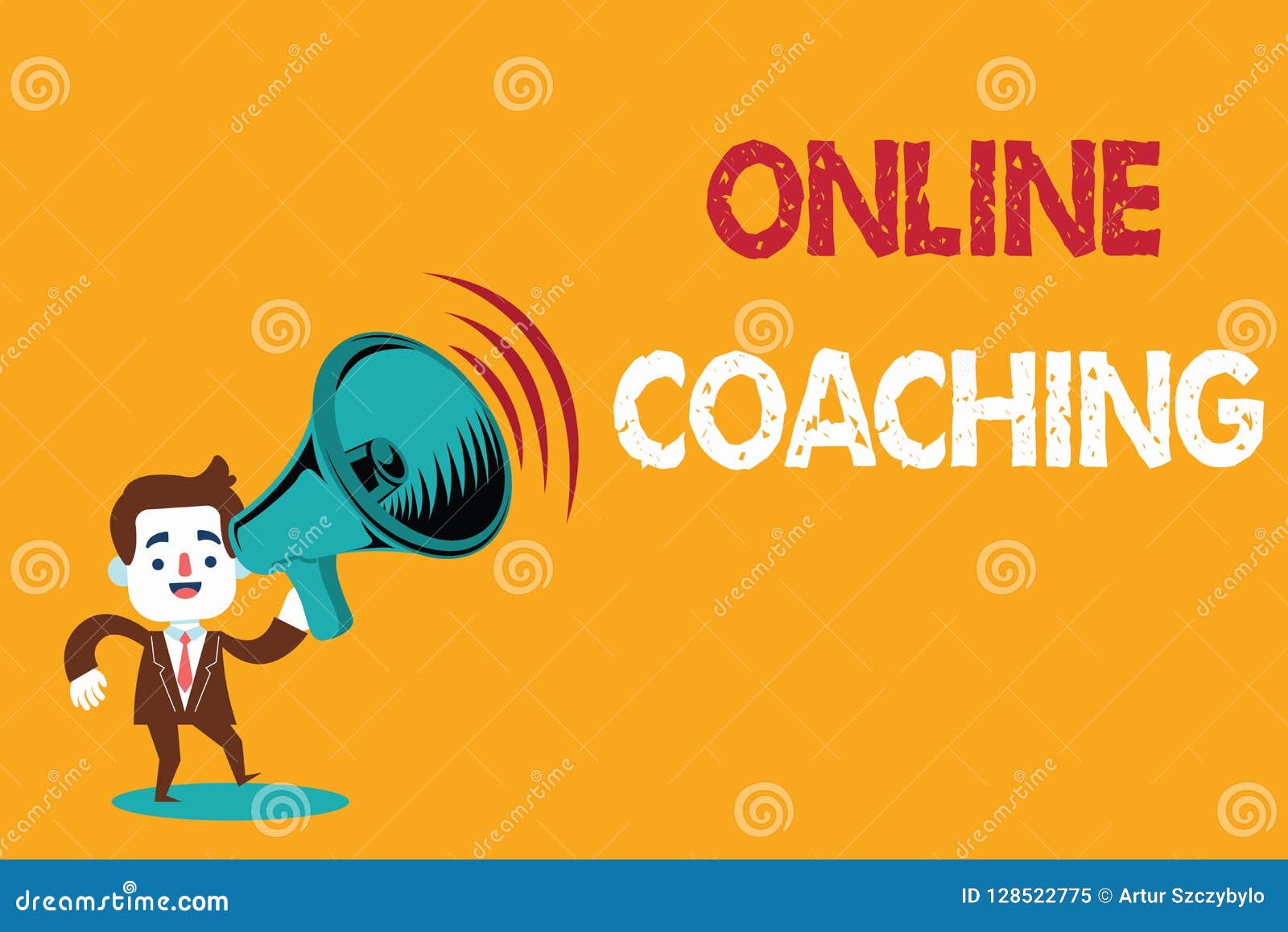 Text Sign Showing Online Coaching. Conceptual Photo Learning from ...