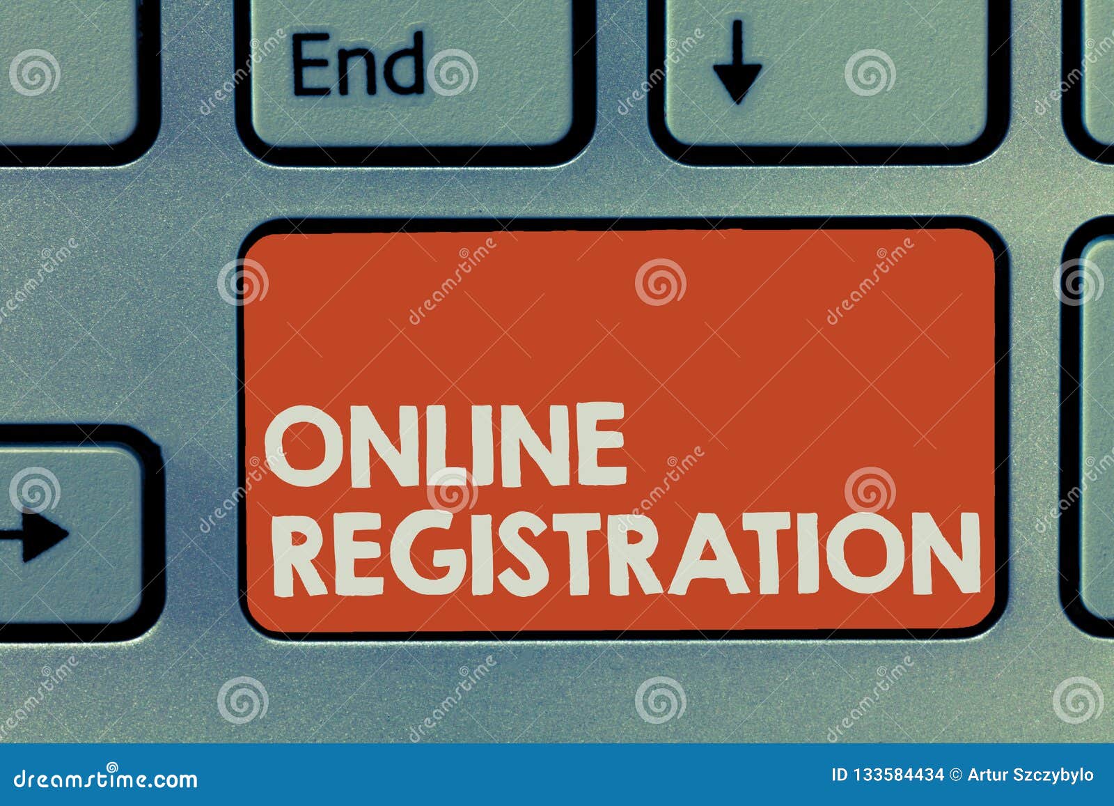 Text Sign Showing Online Registration. Conceptual Photo Process To ... Text Sign Showing Online Registration. Conceptual Photo Process To ...
