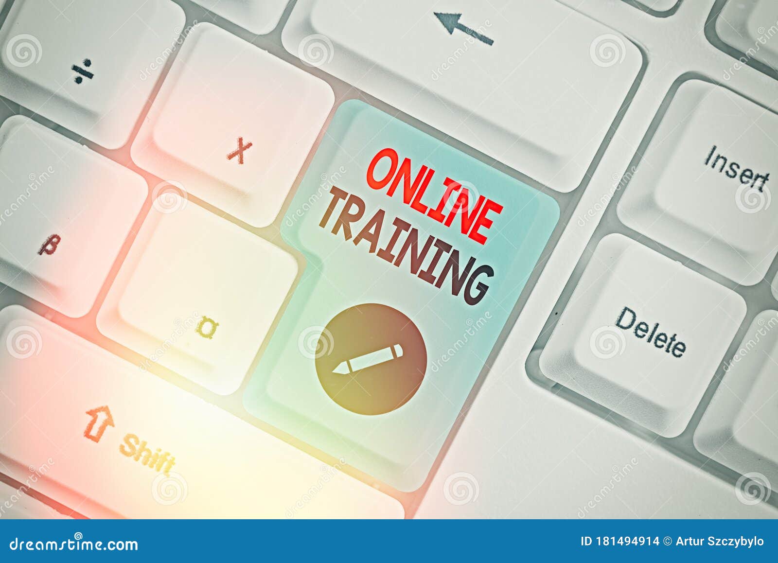 Text Sign Showing Online Training. Conceptual Photo Take the Education ... Text Sign Showing Online Training. Conceptual Photo Take the Education ...
