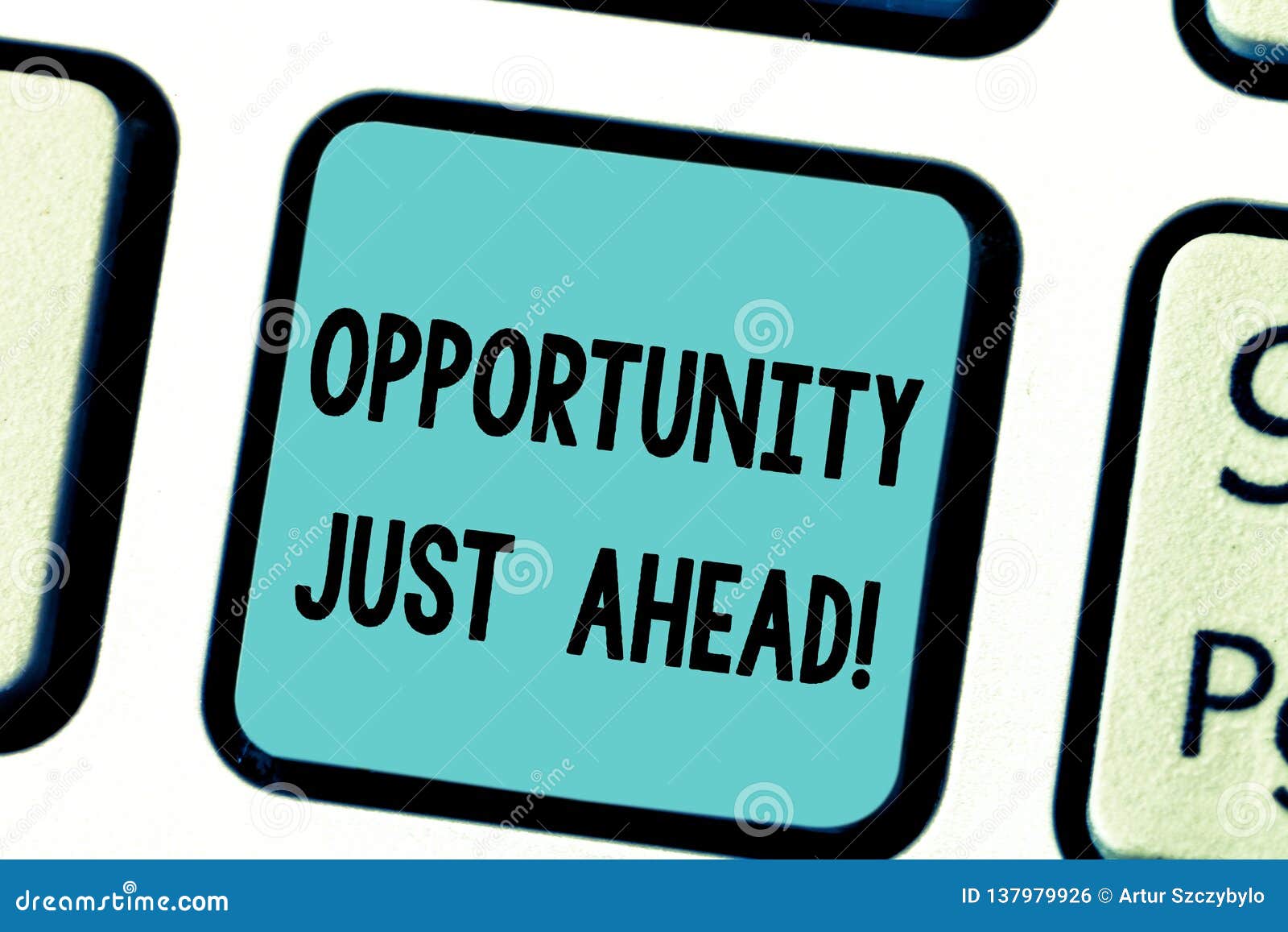 Text Sign Showing Opportunity Just Ahead. Conceptual Photo Success is ... Text Sign Showing Opportunity Just Ahead. Conceptual Photo Success is ...