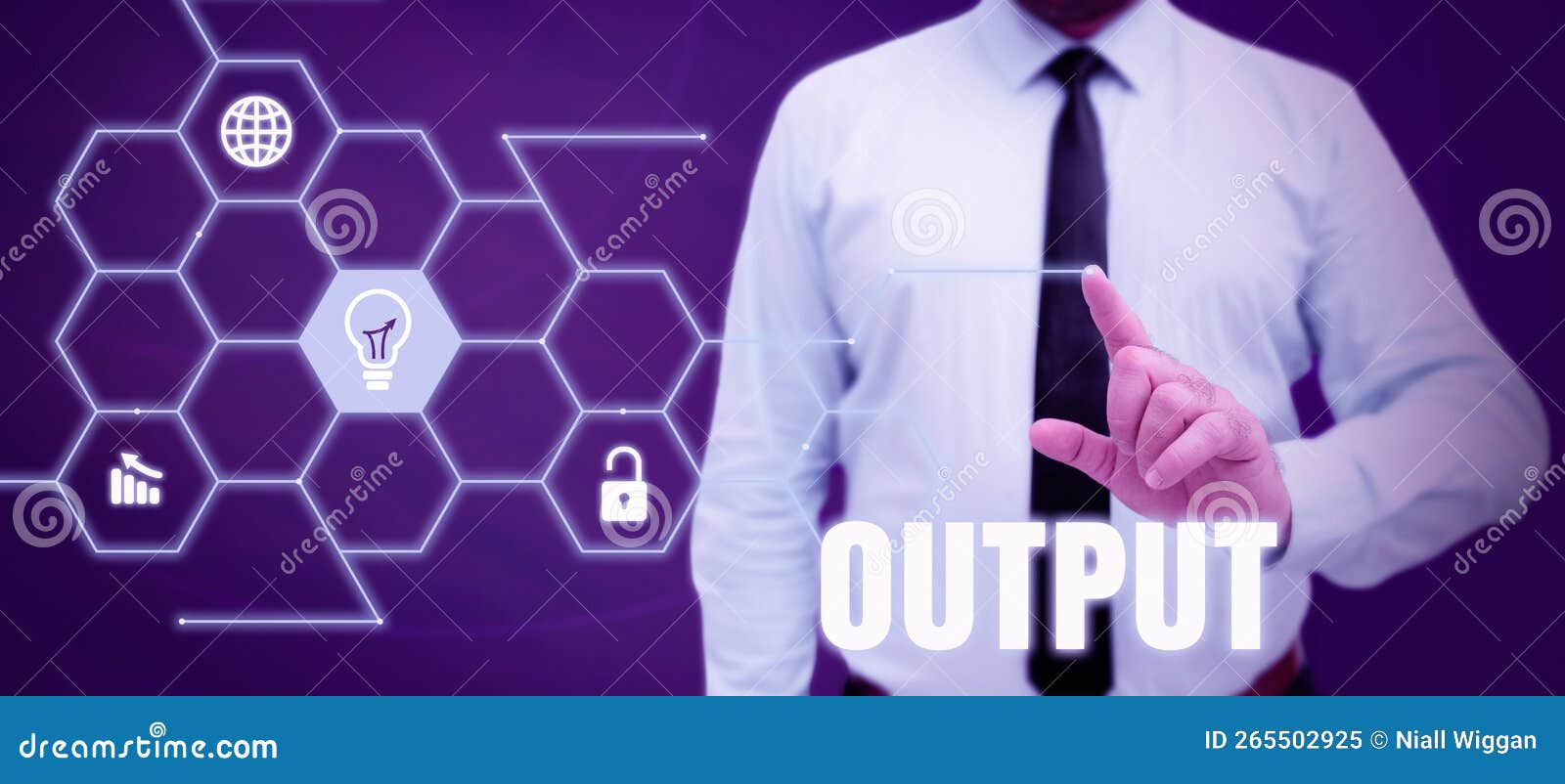 Text Sign Showing Output. Concept Meaning the Final Result of Something ...