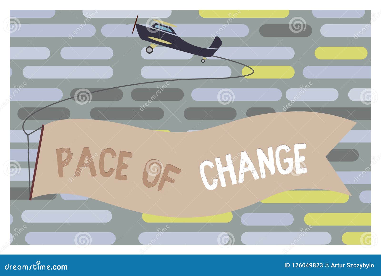 Text Sign Showing Pace of Change. Conceptual Photo Shift in Normal ...