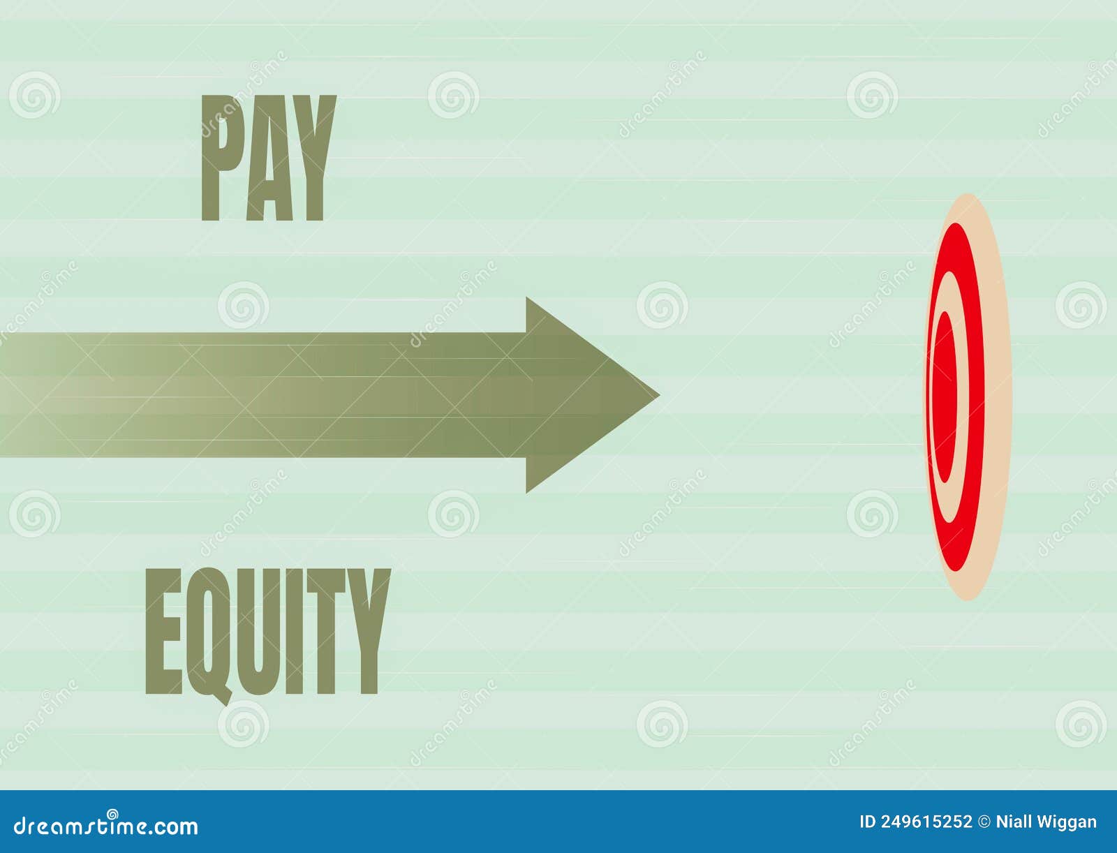 Text Sign Showing Pay Equity Concept Meaning Eliminating Sex And Race