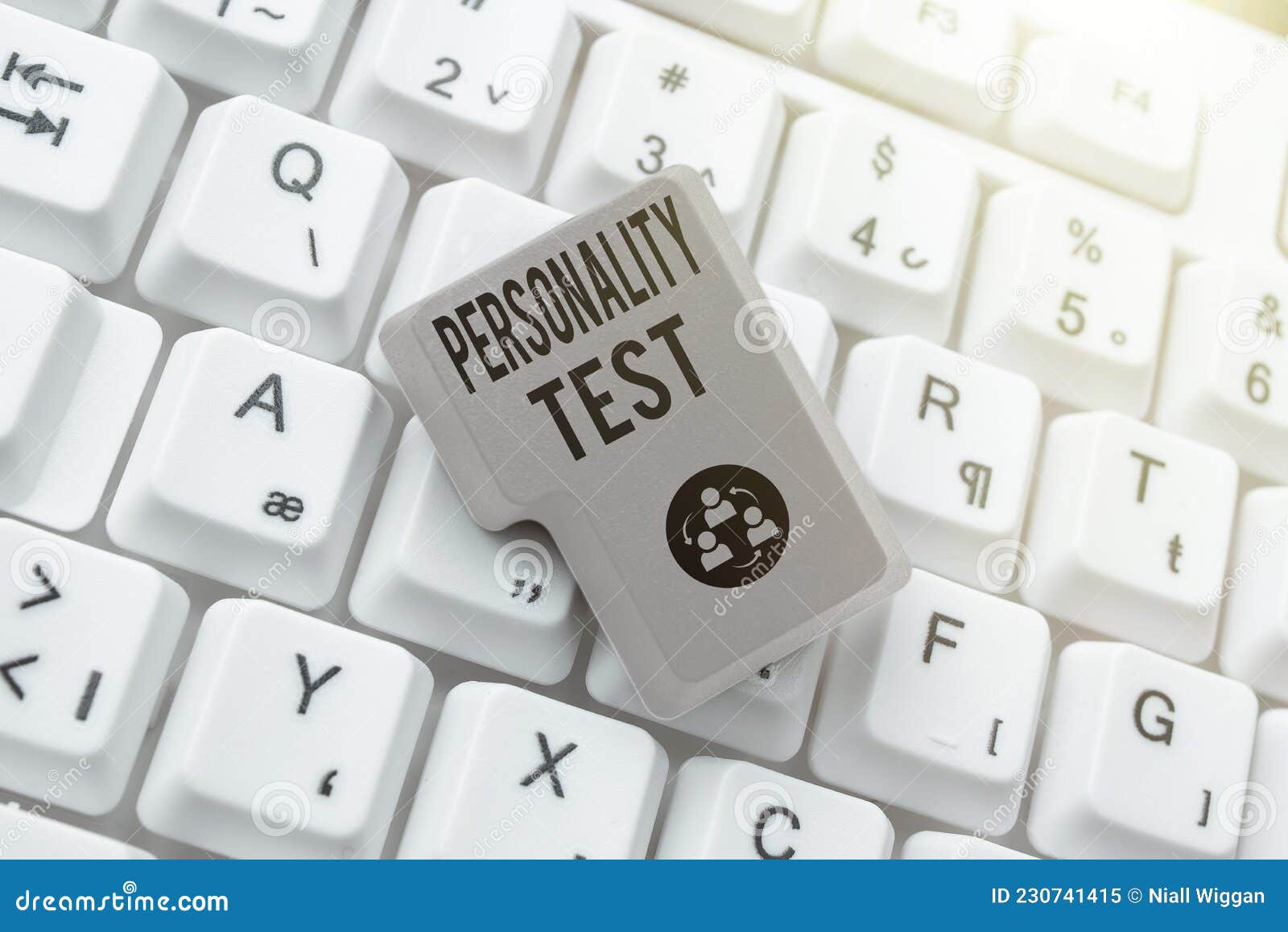 Text Sign Showing Personality Test. Internet Concept a Method of ...