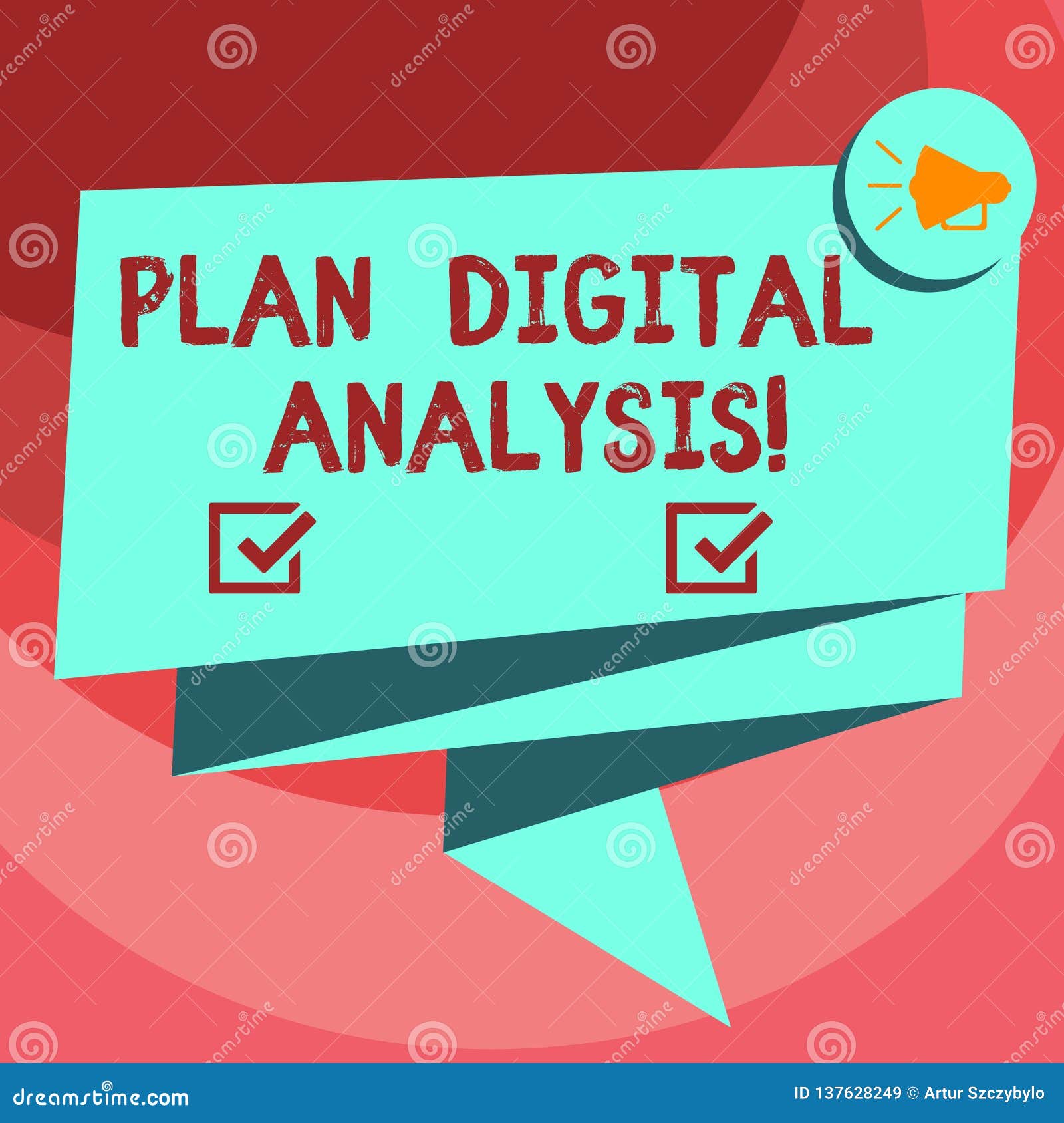 Text Sign Showing Plan Digital Analysis. Conceptual Photo Analysis of ...