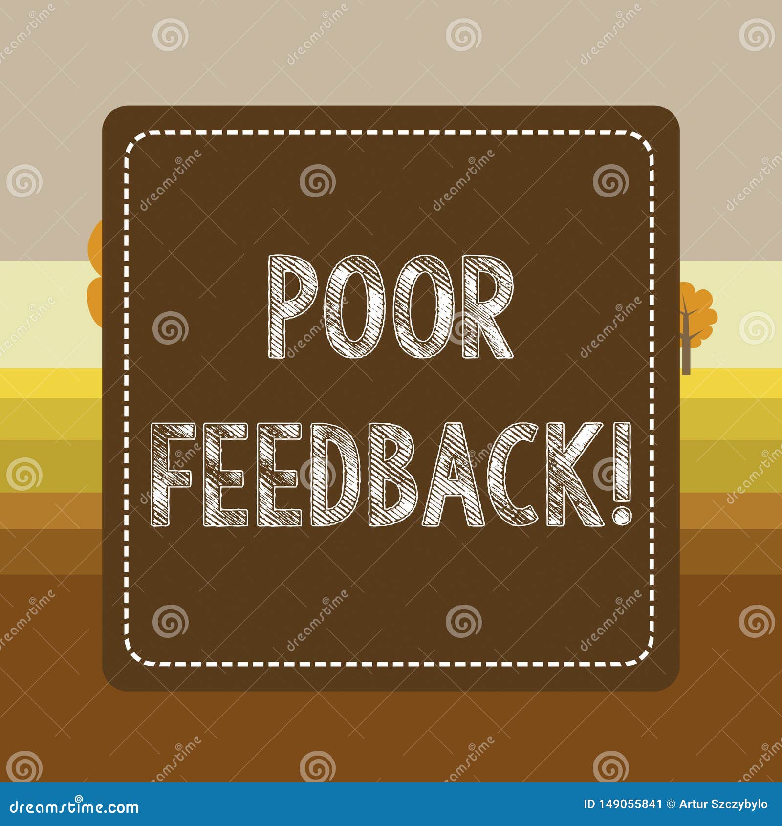 Text Sign Showing Poor Feedback. Conceptual Photo a Response or ...
