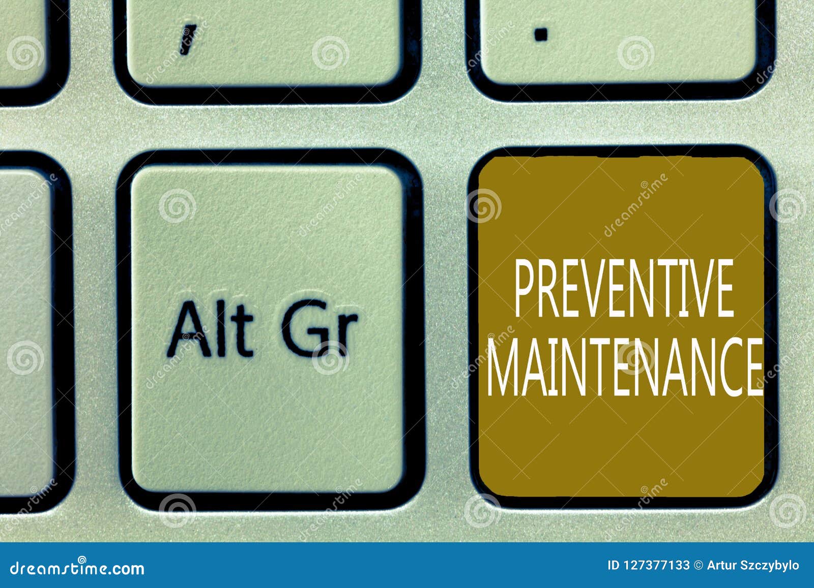 Text Sign Showing Preventive Maintenance. Conceptual Photo Avoid ...
