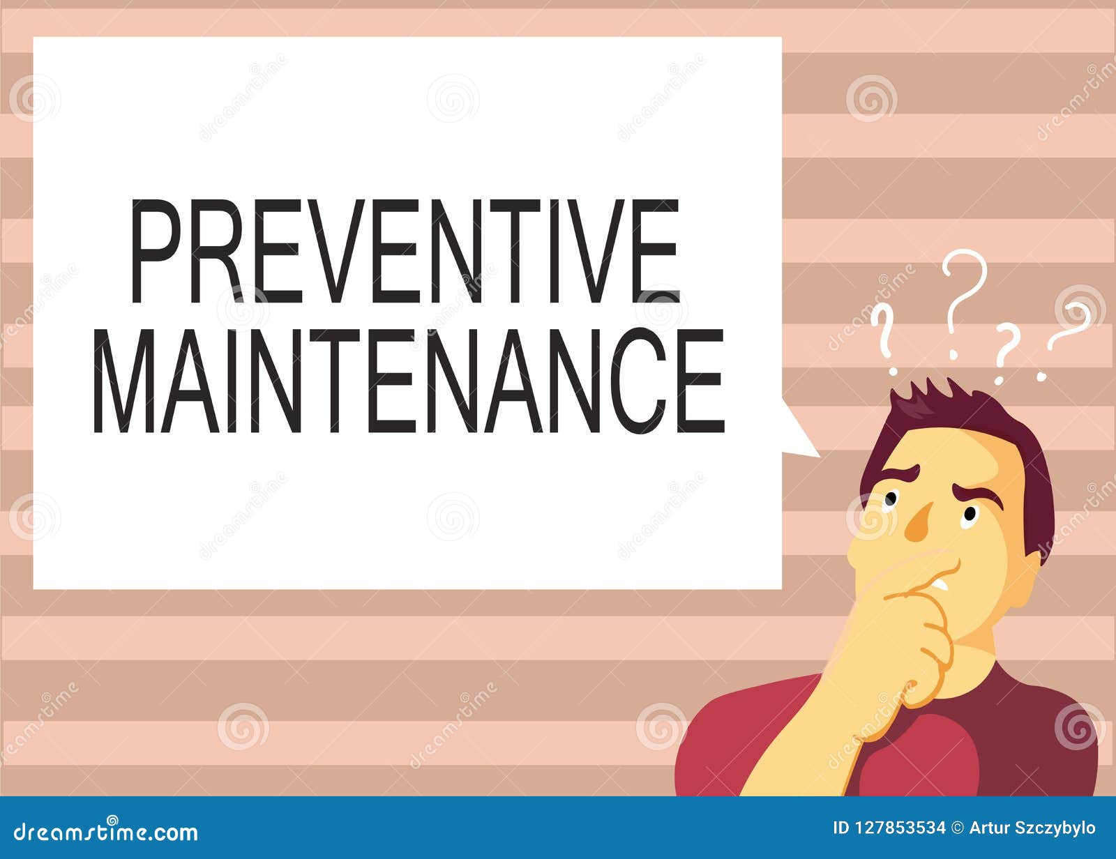 Text Sign Showing Preventive Maintenance. Conceptual Photo Avoid ...