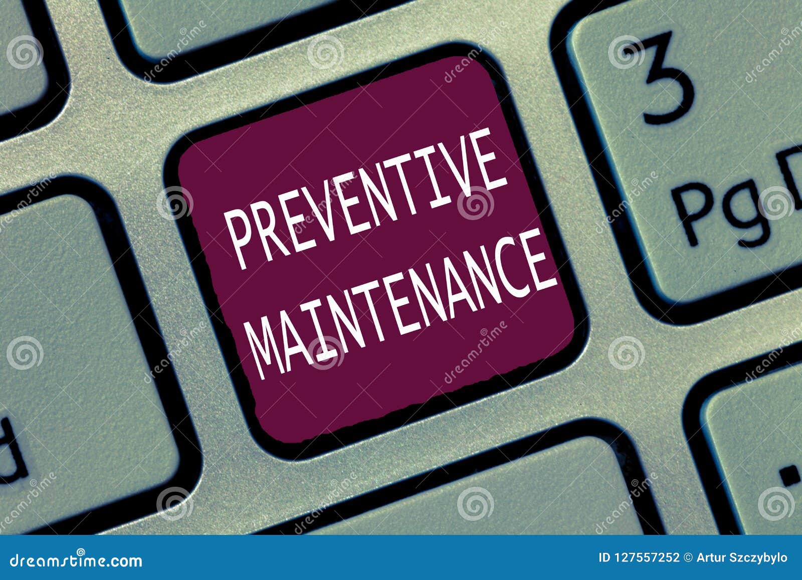 Text Sign Showing Preventive Maintenance. Conceptual Photo Avoid ...