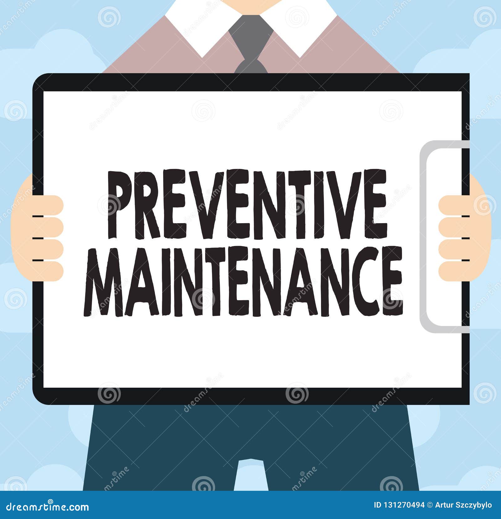 Text Sign Showing Preventive Maintenance. Conceptual Photo Avoid ...