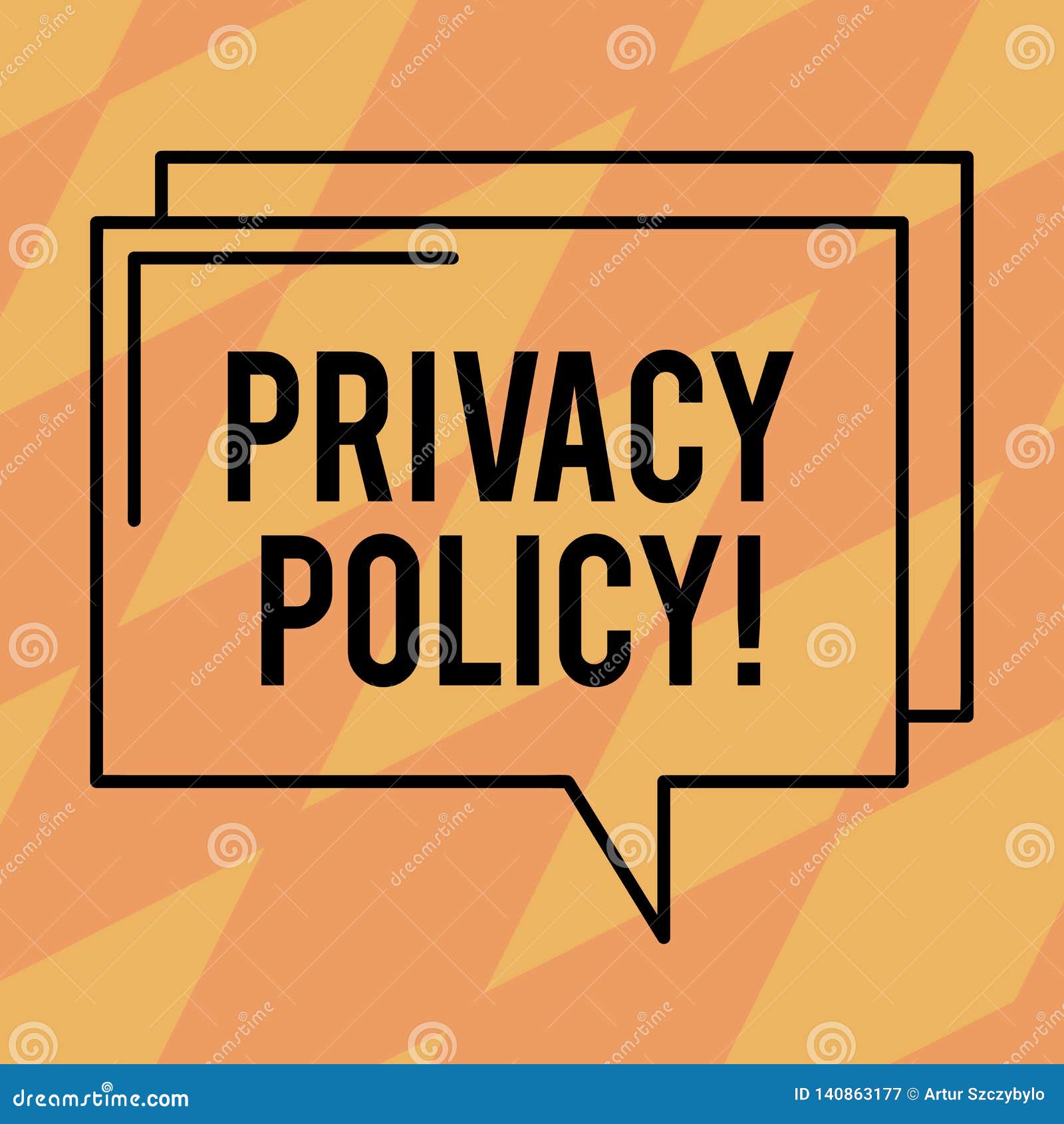 Text Sign Showing Privacy Policy. Conceptual Photo Document Information ...