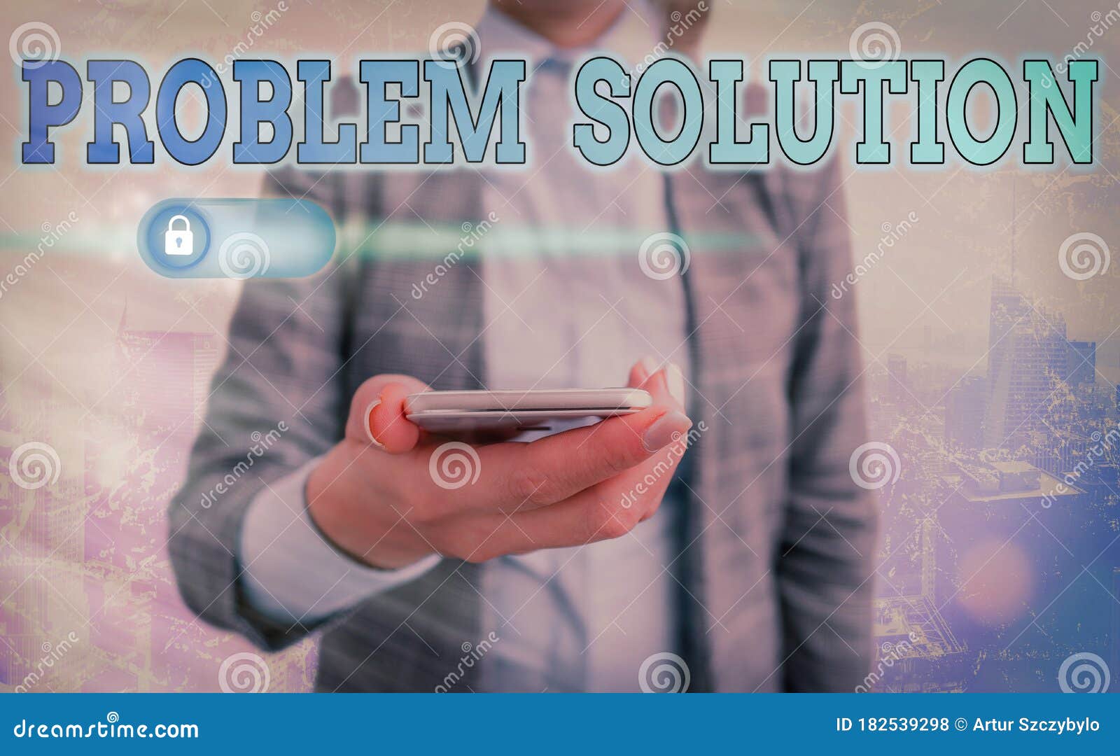 Text Sign Showing Problem Solution. Conceptual Photo Solving Consists ...