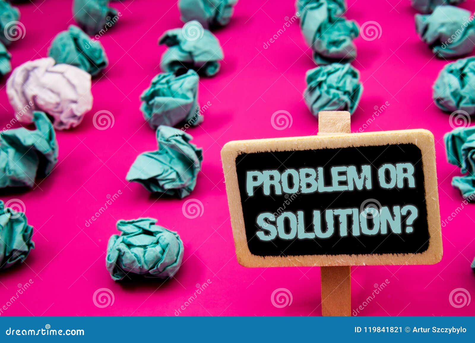 Text Sign Showing Problem or Solution Question. Conceptual Photo Think ...