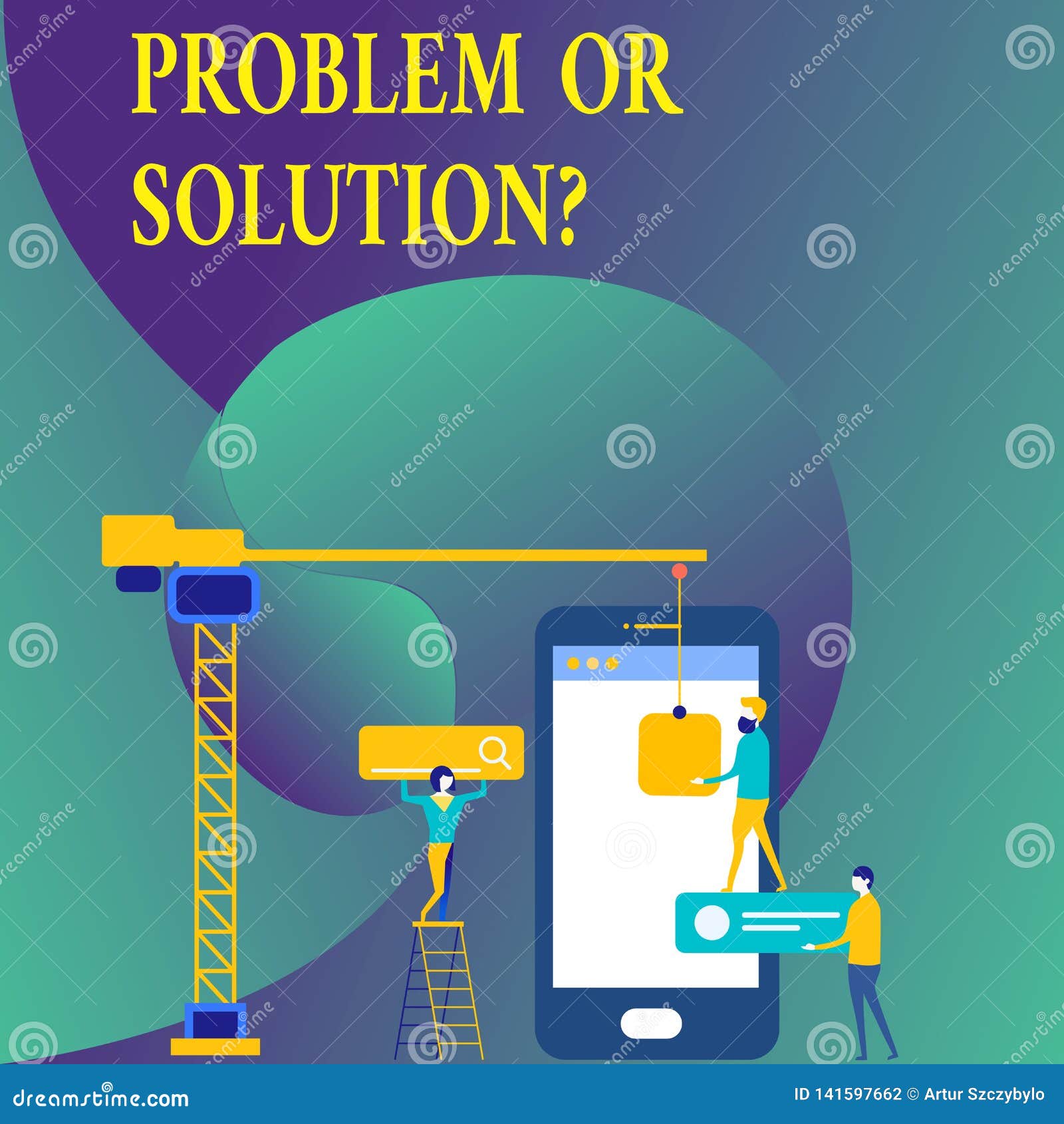 Text Sign Showing Problem or Solutionquestion. Conceptual Photo Think ...