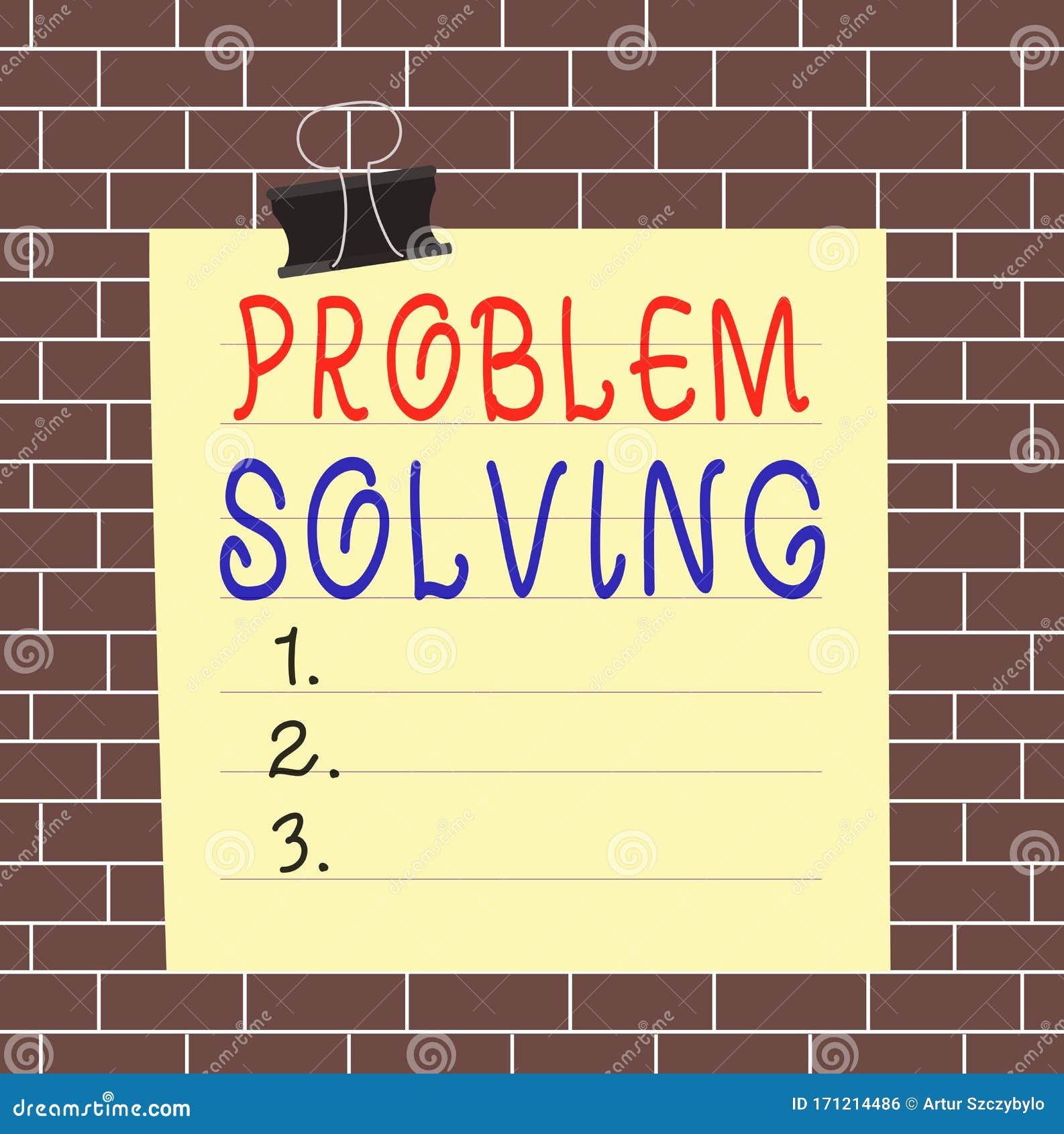 Text Sign Showing Problem Solving. Conceptual Photo Process of Finding ...