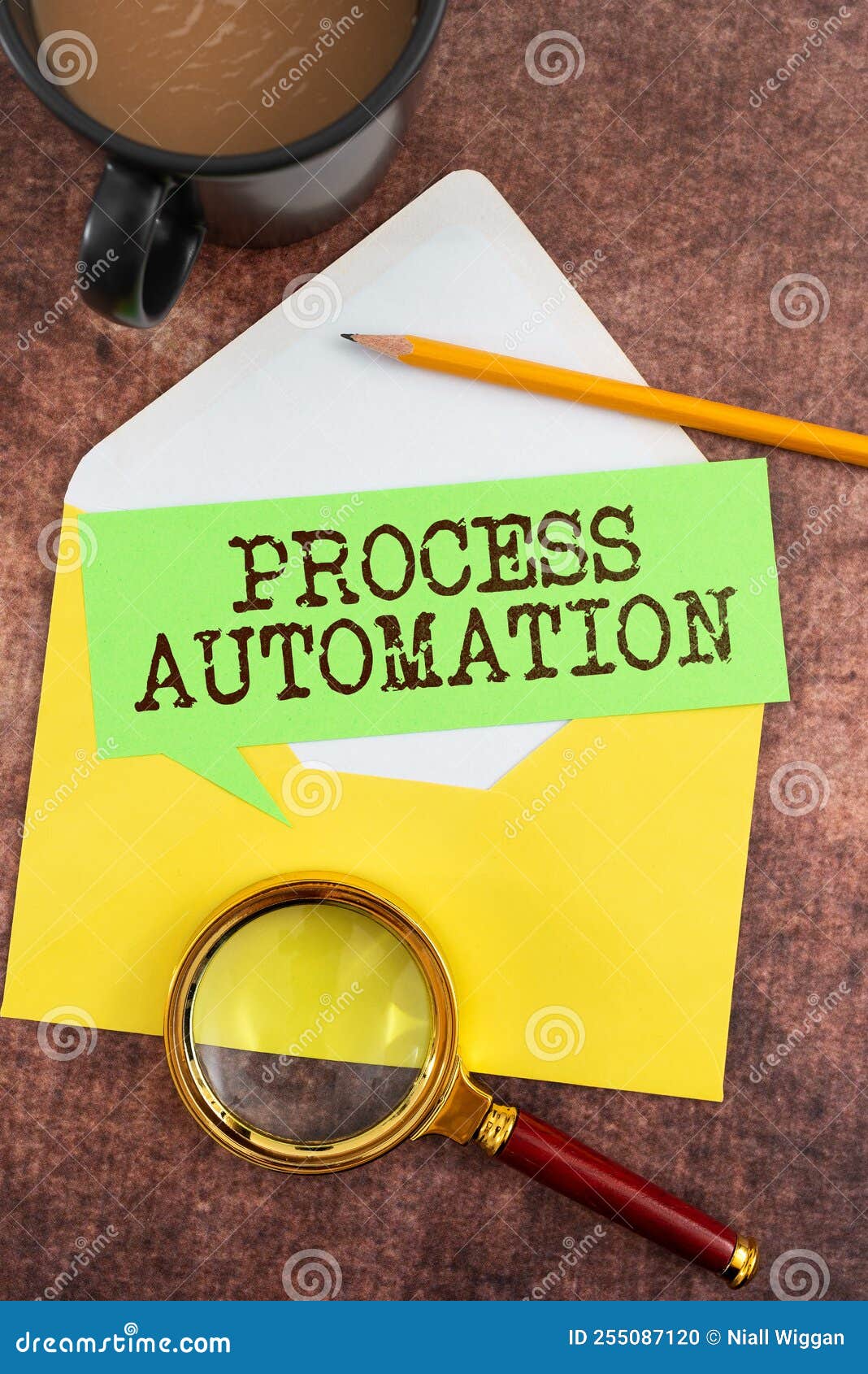 Text Sign Showing Process AutomationTransformation Streamlined Robotic ...