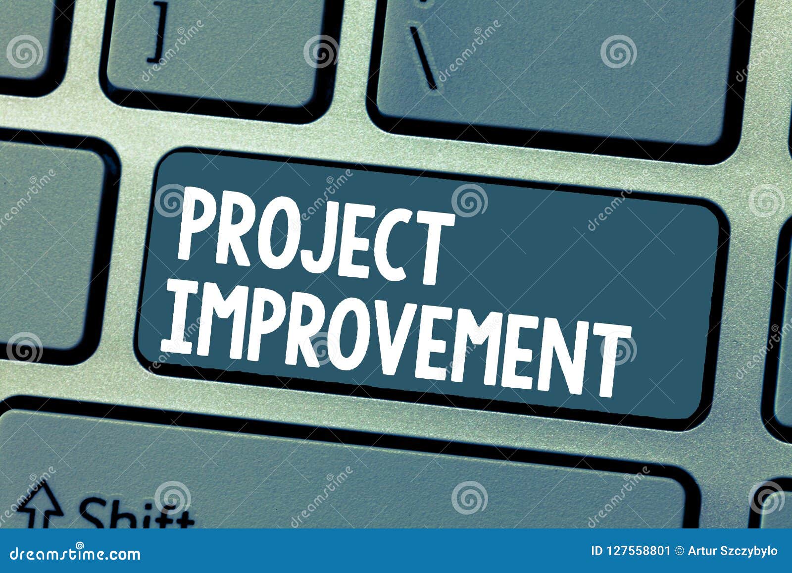 Text Sign Showing Project Improvement. Conceptual Photo Methods ...