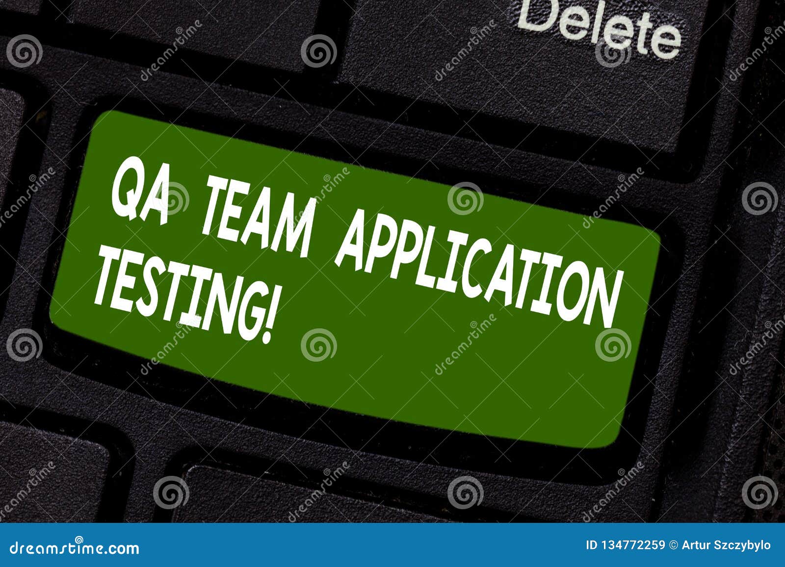 Text Sign Showing Qa Team Application Testing Conceptual Photo