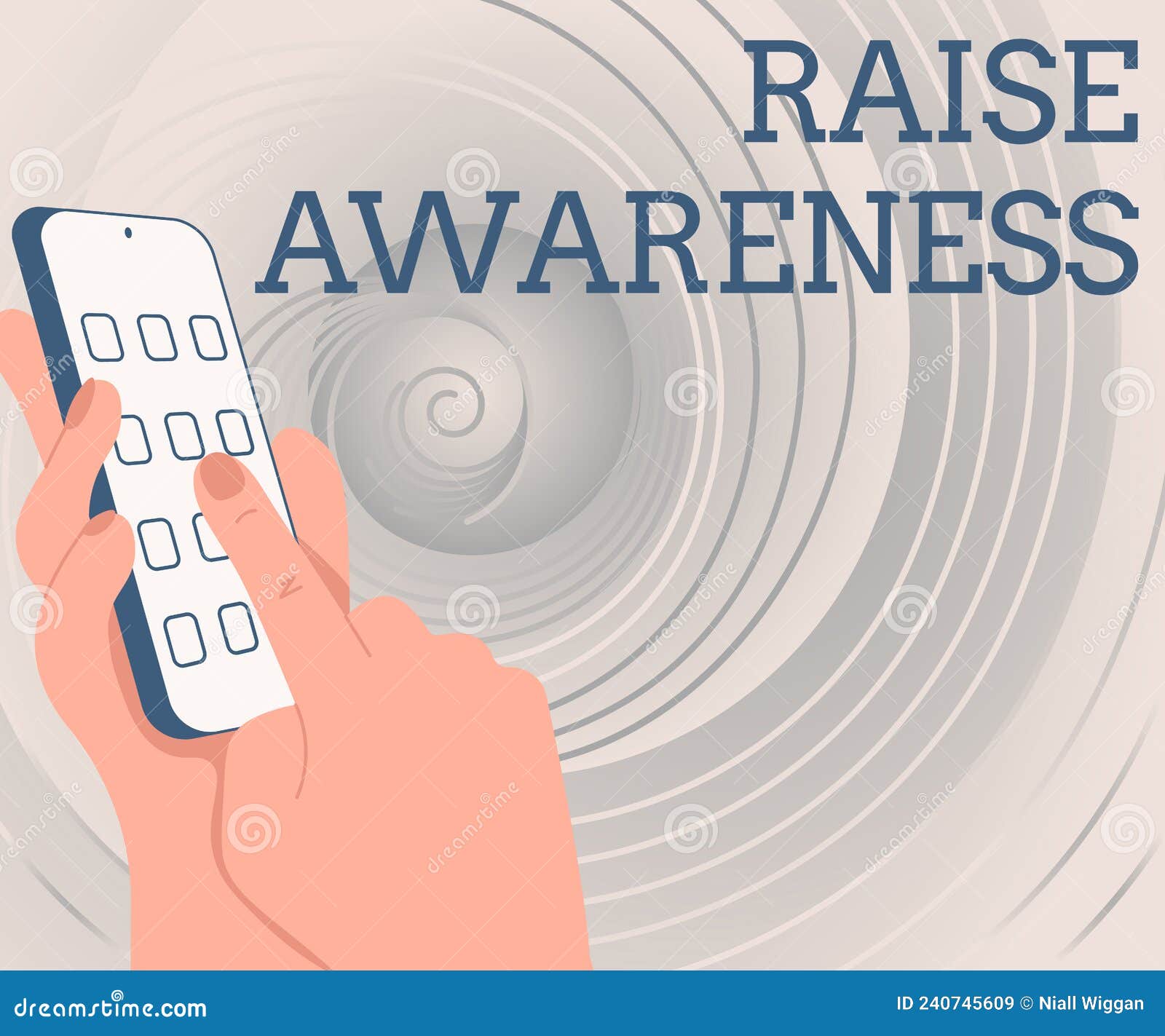 Conceptual Display Raise Awareness. Business Concept Creating a ...