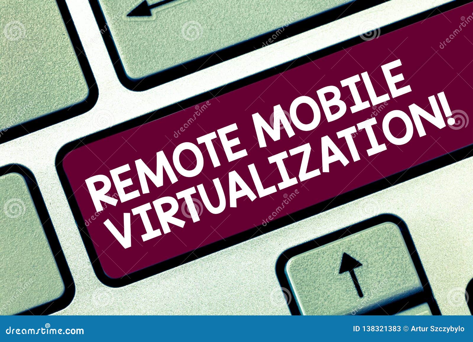 Text Sign Showing Remote Mobile Virtualization. Conceptual Photo Can ...