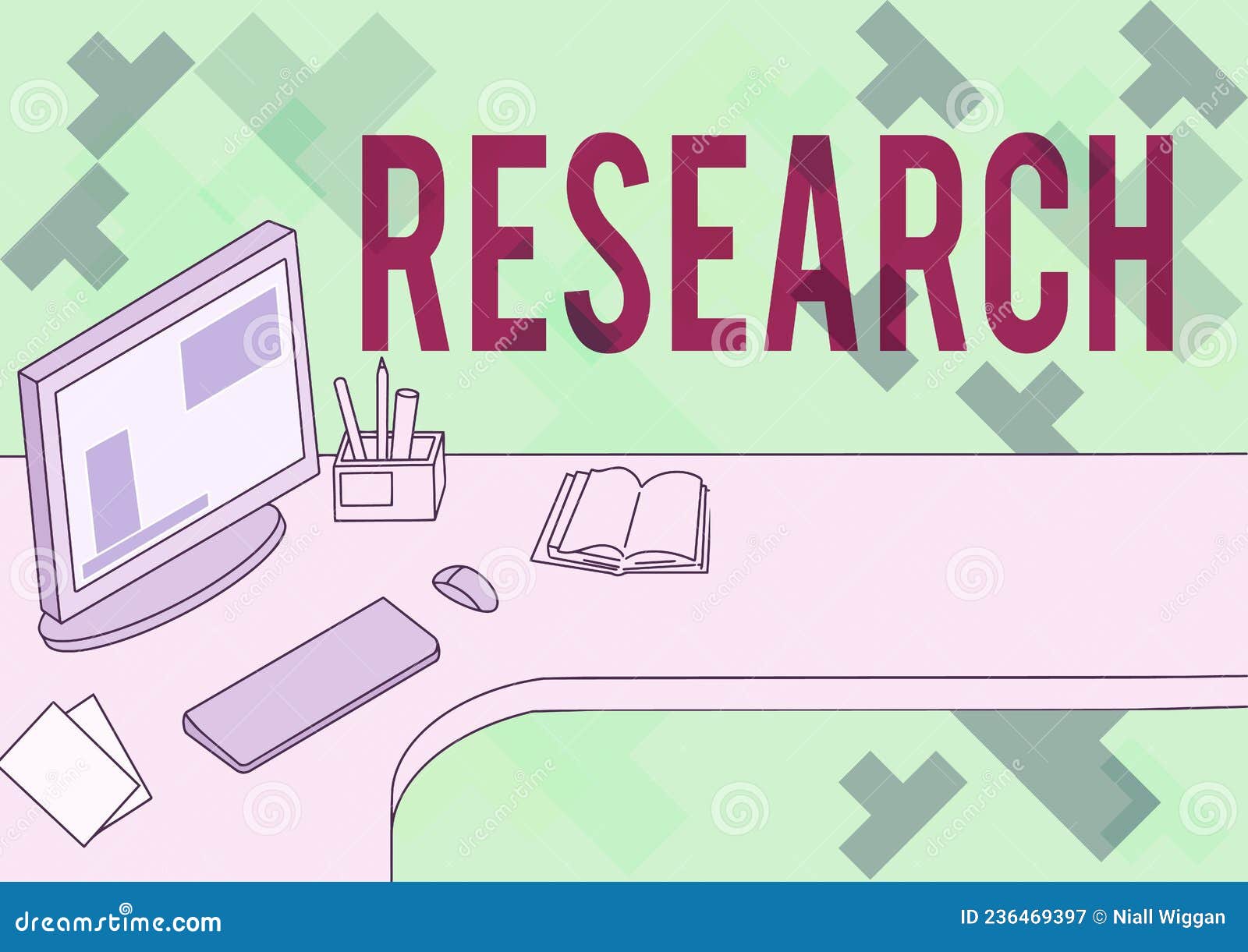 Text Sign Showing Research. Internet Concept Systematic Investigation ...