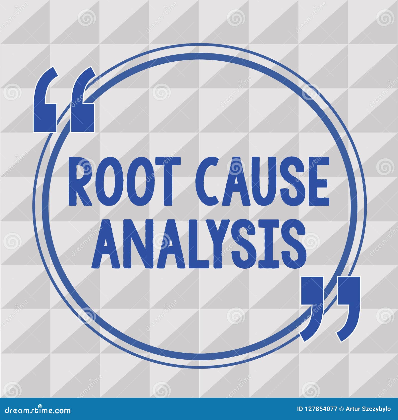 Text Sign Showing Root Cause Analysis. Conceptual Photo Method of ...