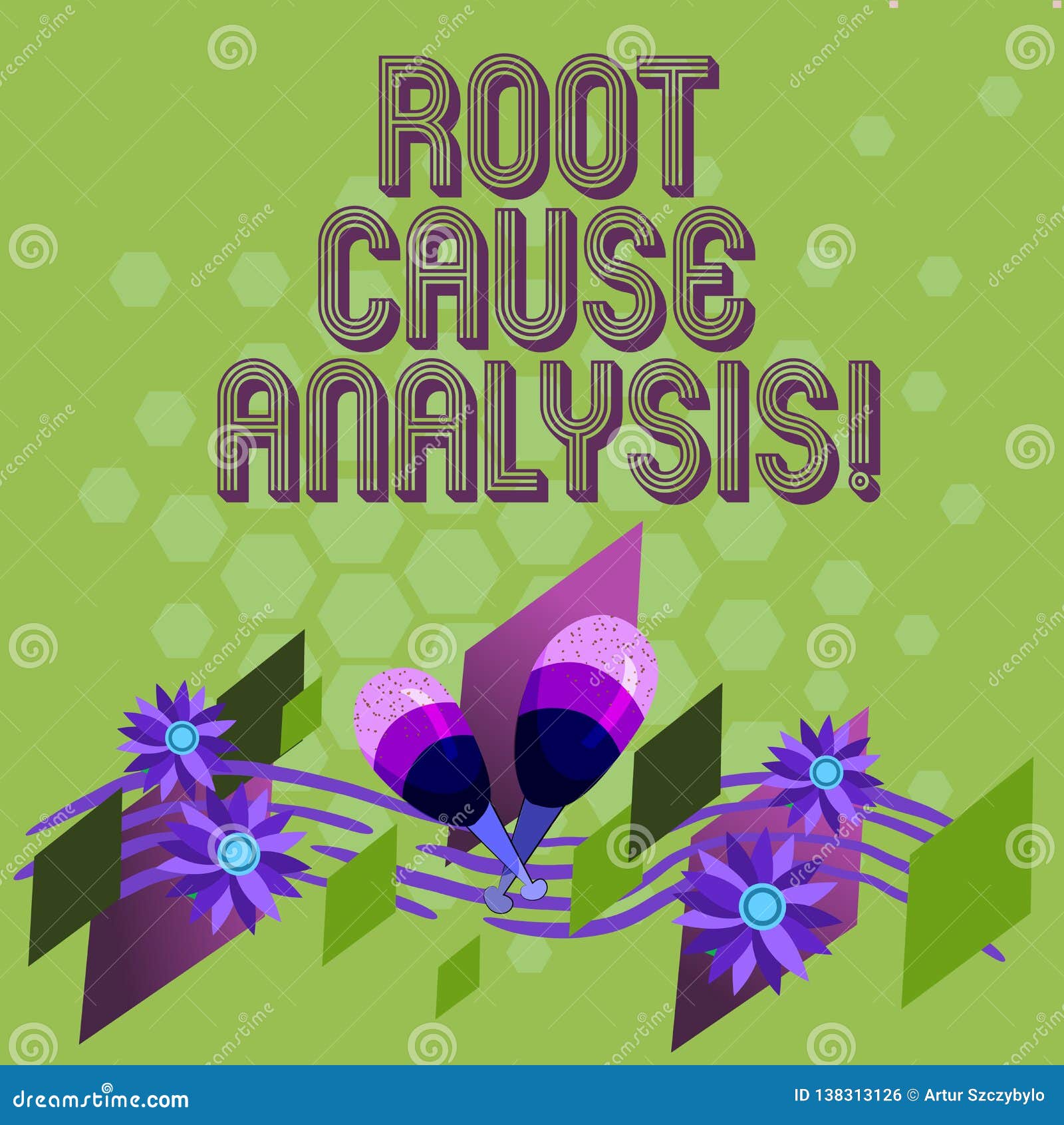 Text Sign Showing Root Cause Analysis. Conceptual Photo Method of ...