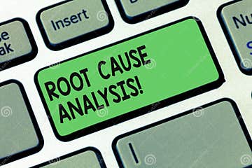 Text Sign Showing Root Cause Analysis. Conceptual Photo Method of ...
