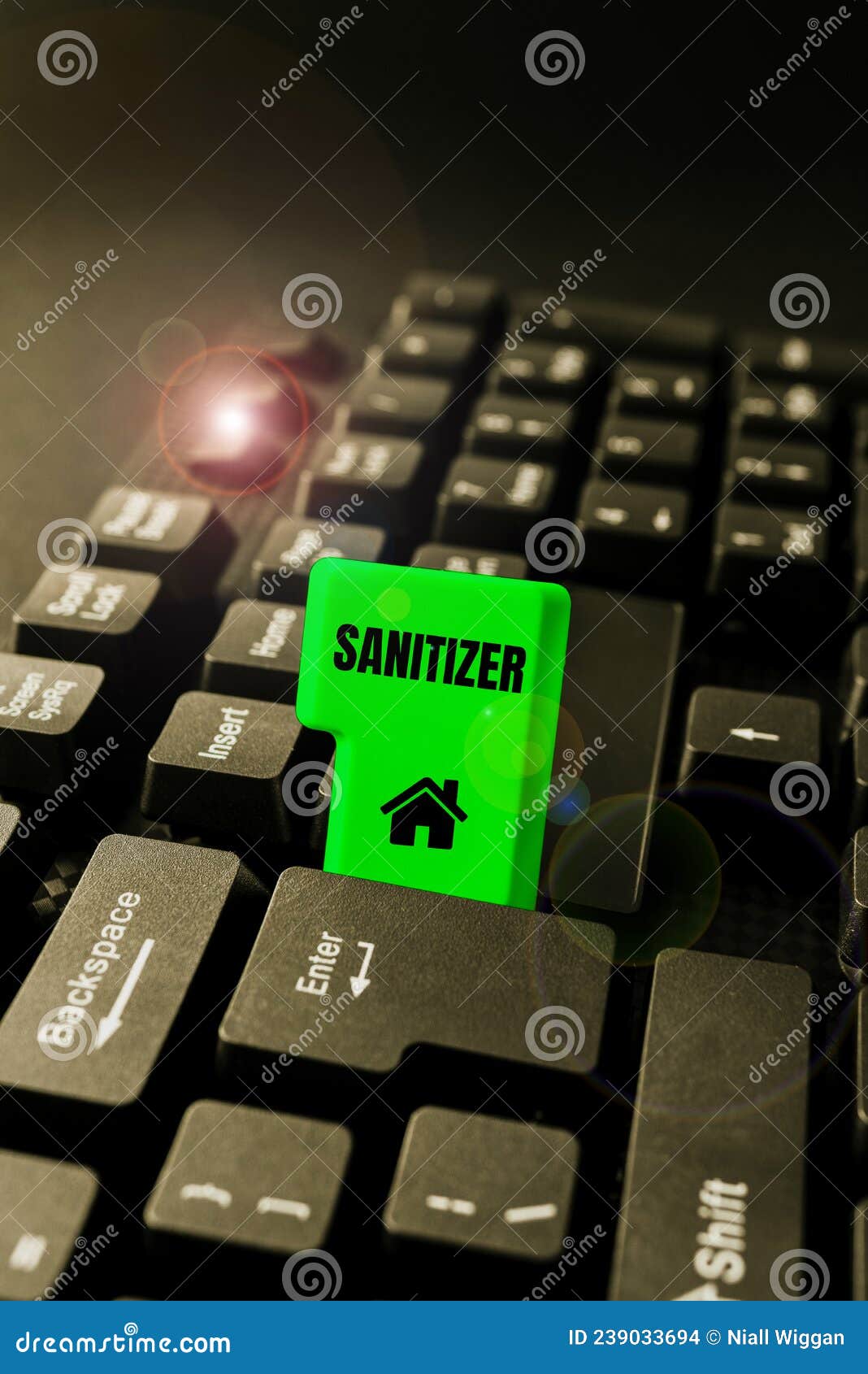 Text Sign Showing Sanitizer. Word for Liquid or Gel Generally Used To ...