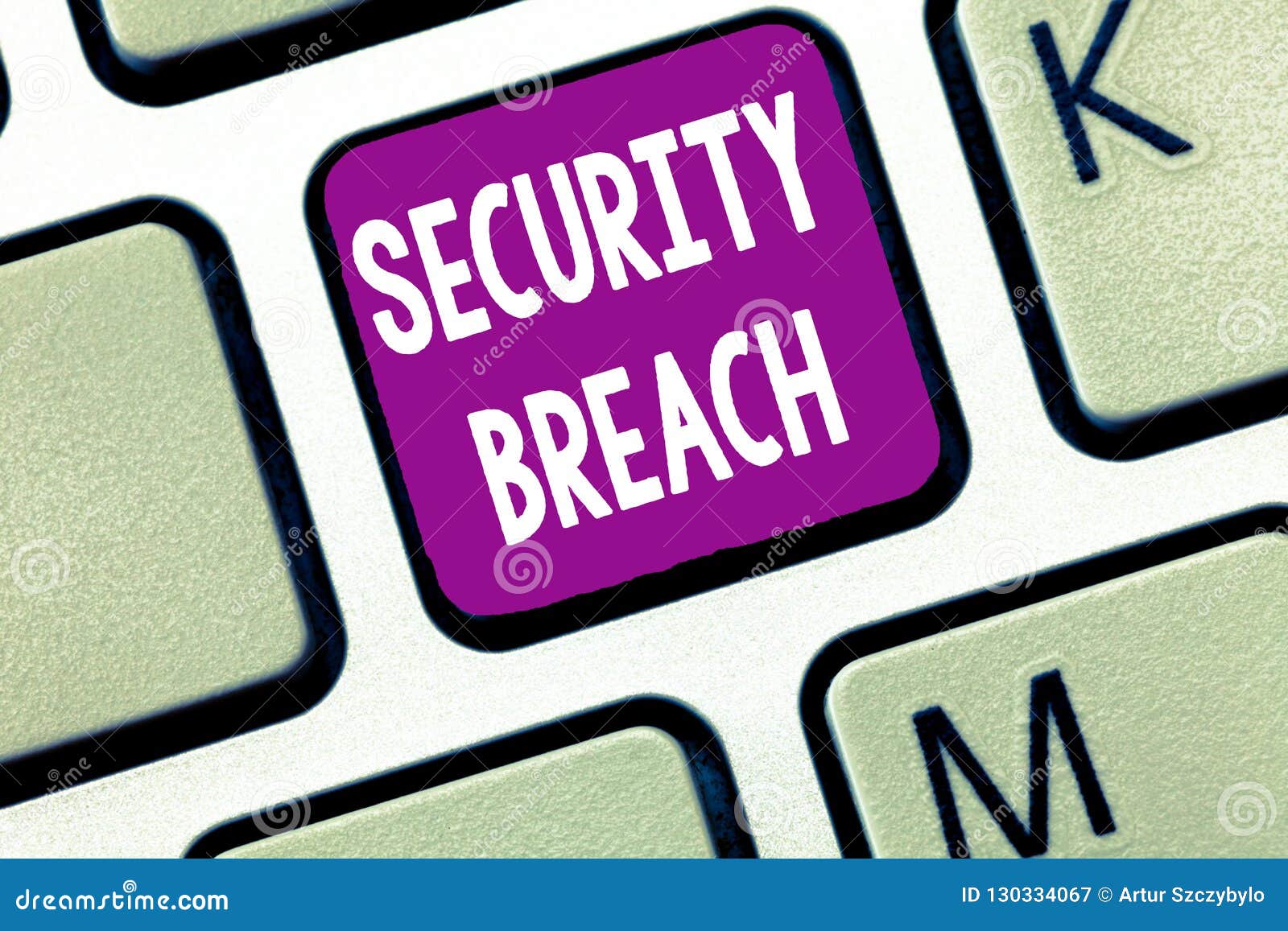Text Sign Showing Security Breach. Conceptual Photo Incident that ...