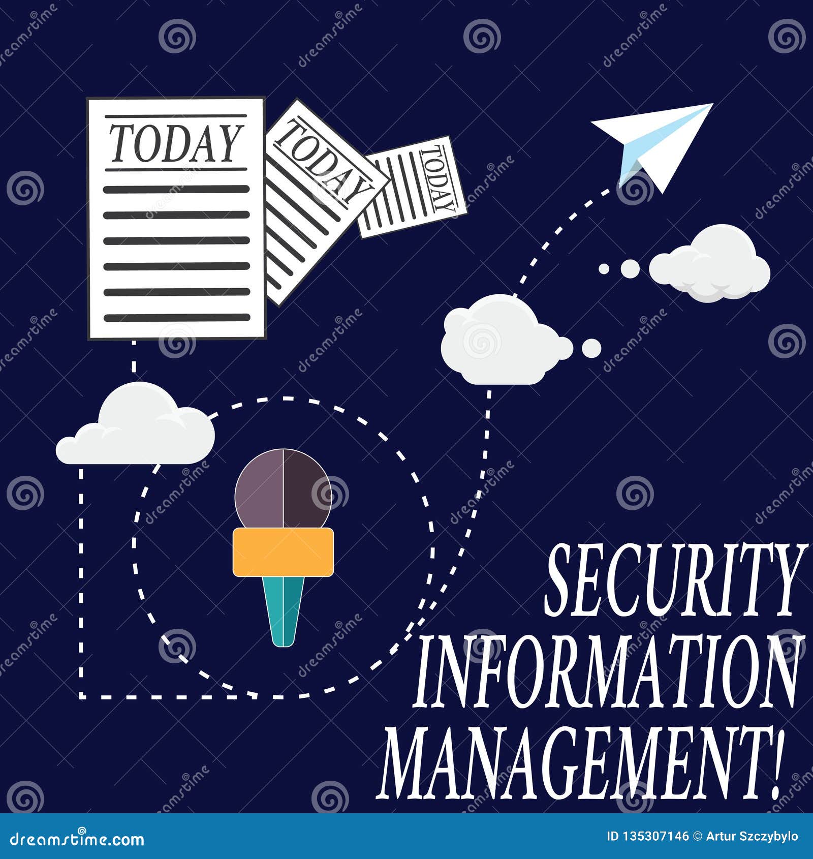 Text Sign Showing Security Information Management. Conceptual Photo ...