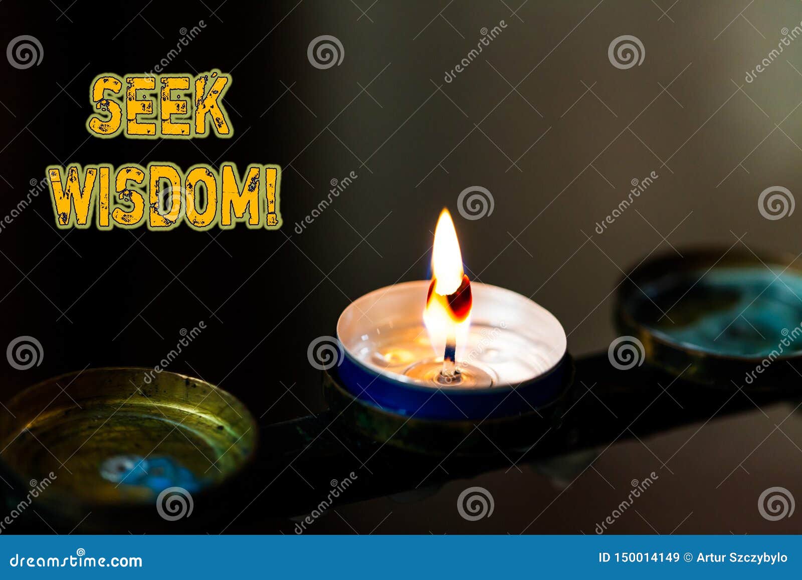 Text Sign Showing Seek Wisdom. Conceptual Photo Ability To Think Act ...