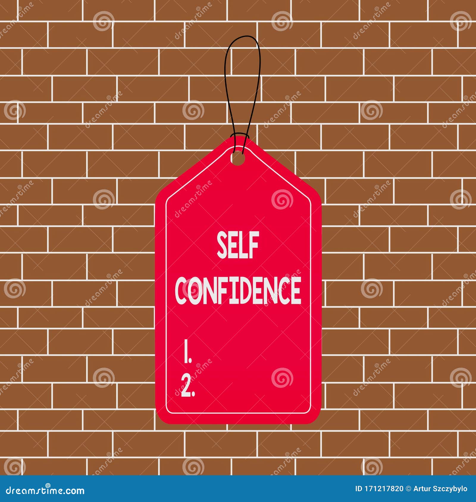Text Sign Showing Self Confidence. Conceptual Photo a Feeling of Trust ...
