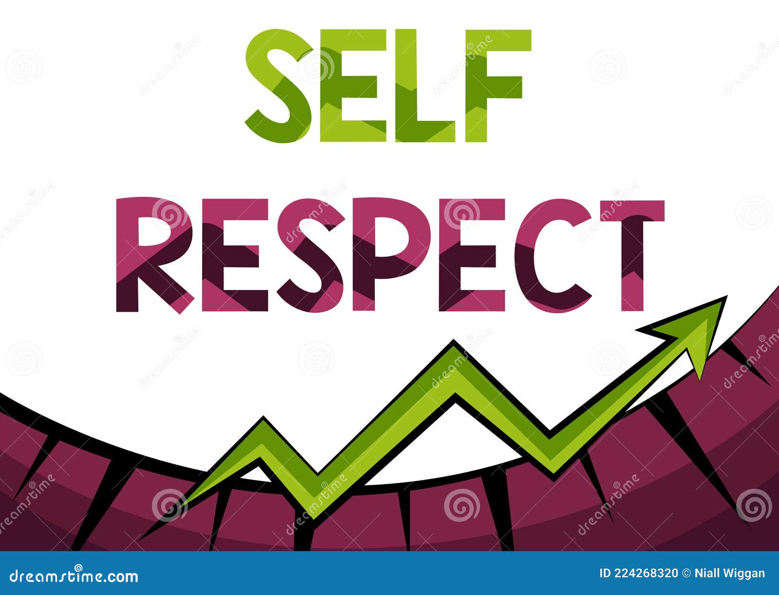 Text Sign Showing Self Respect. Word for Pride and Confidence in ...
