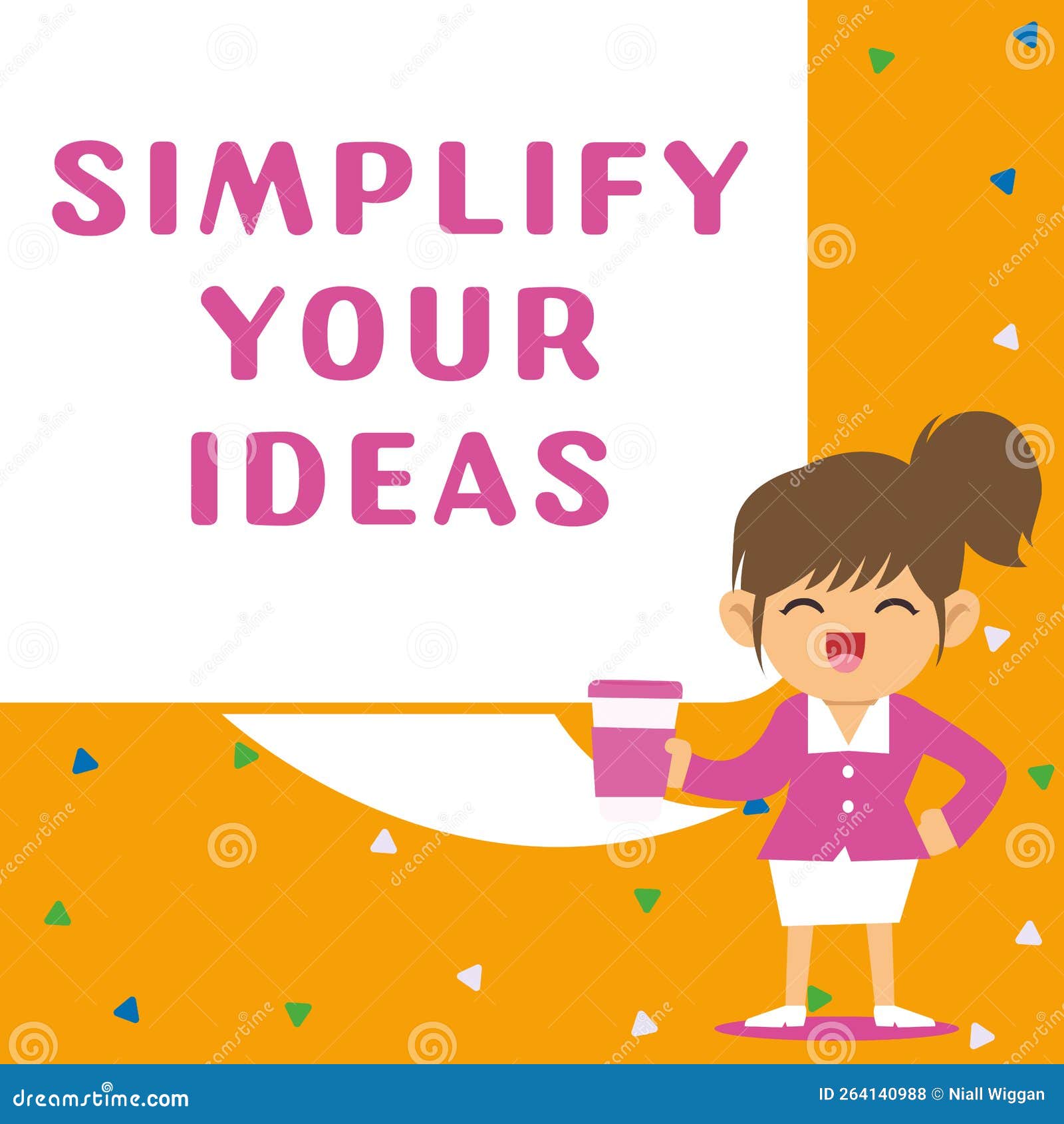 Text Sign Showing Simplify Your Ideas. Business Overview Make Simple or ...
