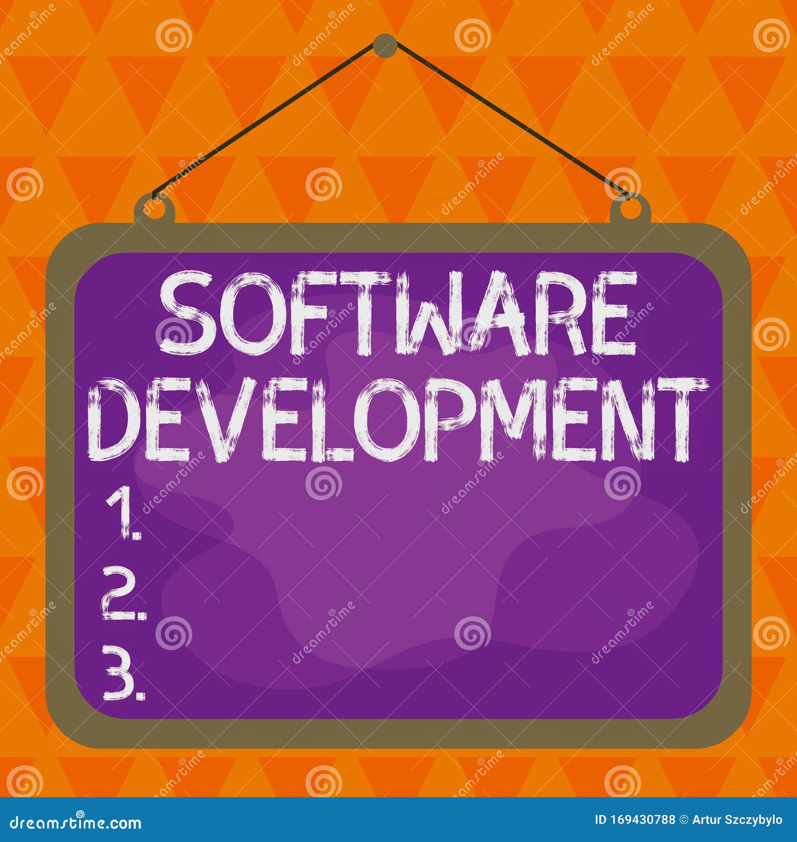 Text Sign Showing Software Development. Conceptual Photo Software is ...