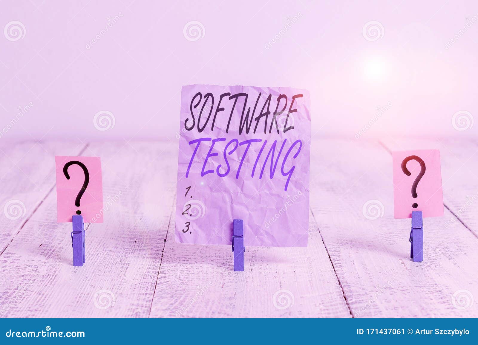 Text Sign Showing Software Testing. Conceptual Photo Evaluate the ...