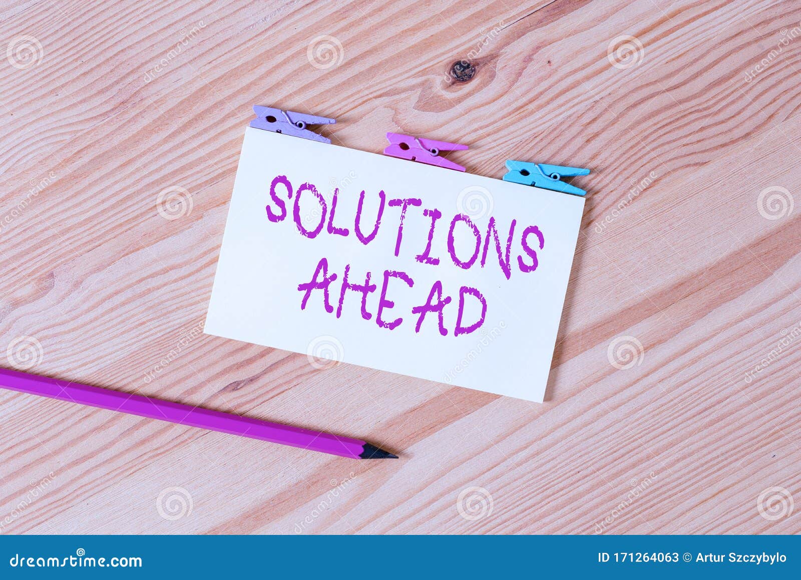 Text Sign Showing Solutions Ahead. Conceptual Photo in Advance Action ...