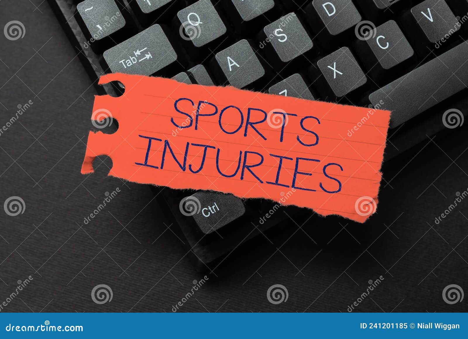 Text Sign Showing Sports Injuries. Word for Kinds of Injury that Occur ...