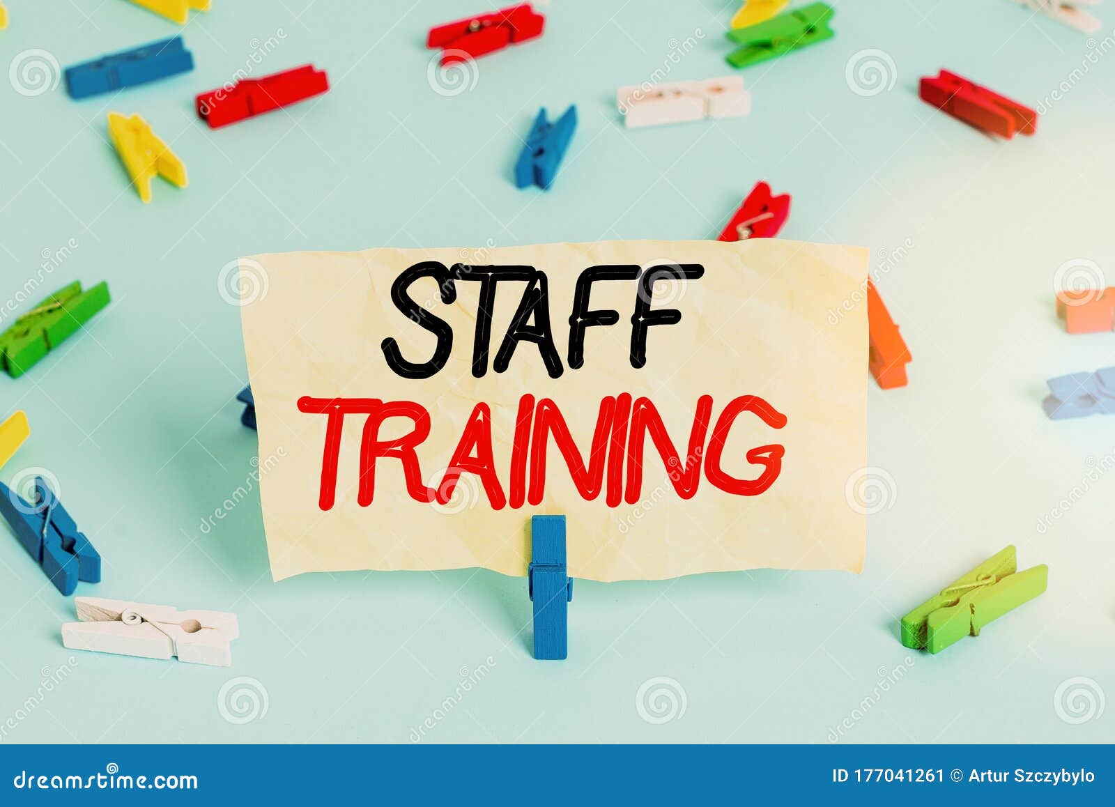 Text Sign Showing Staff Training. Conceptual Photo Learn Specific ...