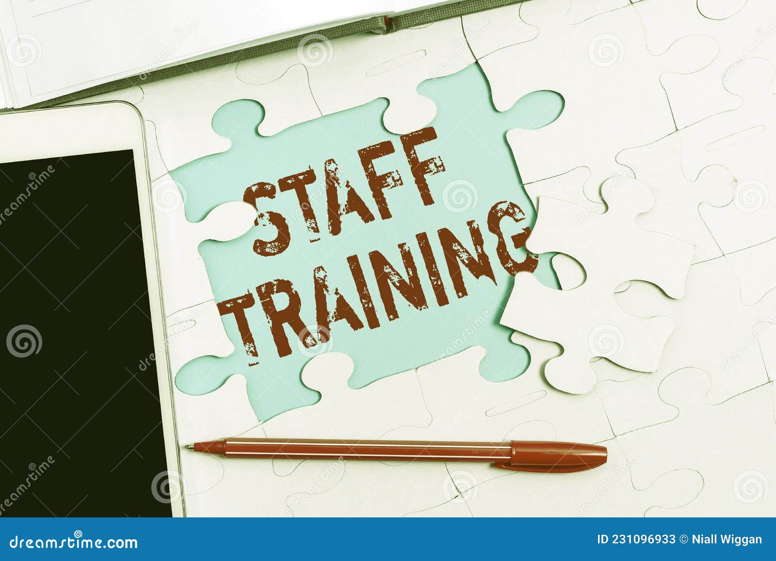 Text Sign Showing Staff Training. Internet Concept a Program that Helps ...