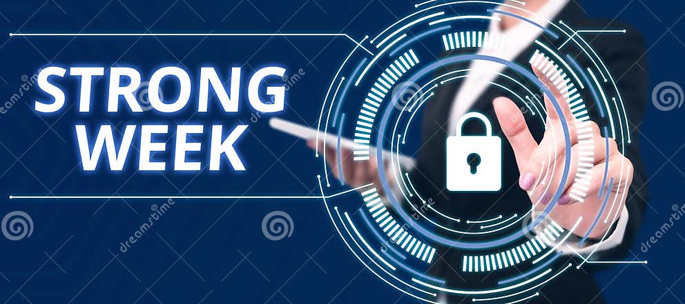 Text Sign Showing Strong Weak. Concept Meaning Having Features of Both ...