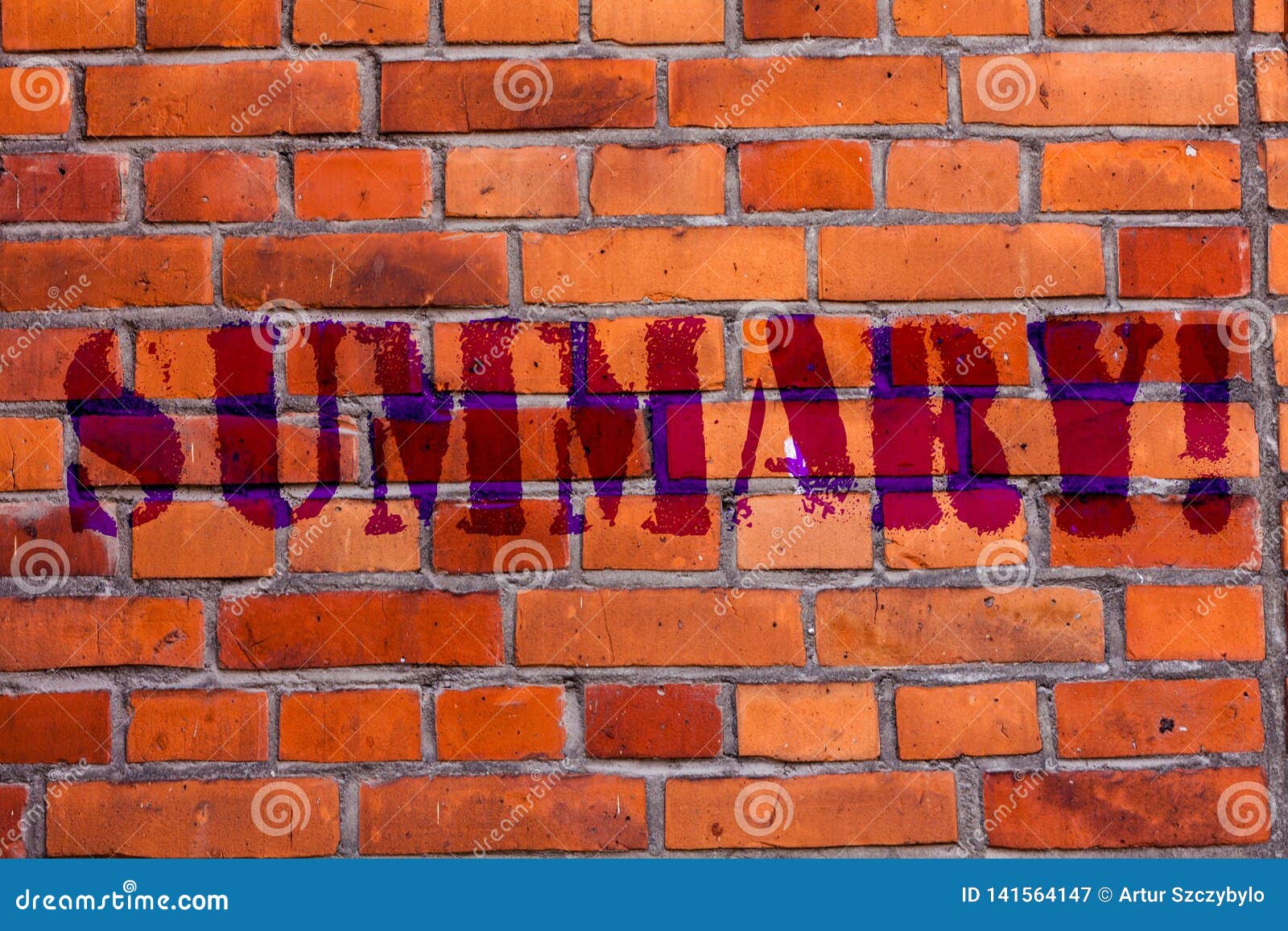 Text Sign Showing Summary. Conceptual Photo Brief Statement Abstract ...