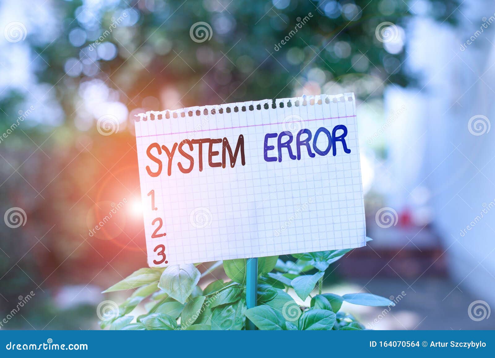 Text Sign Showing System Error. Conceptual Photo Instruction that is ...