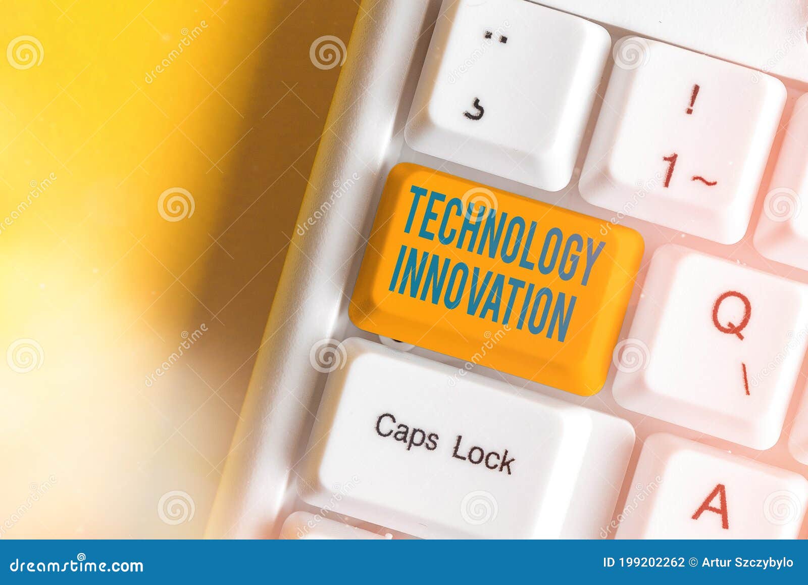 Text Sign Showing Technology Innovation. Conceptual Photo Significant ...