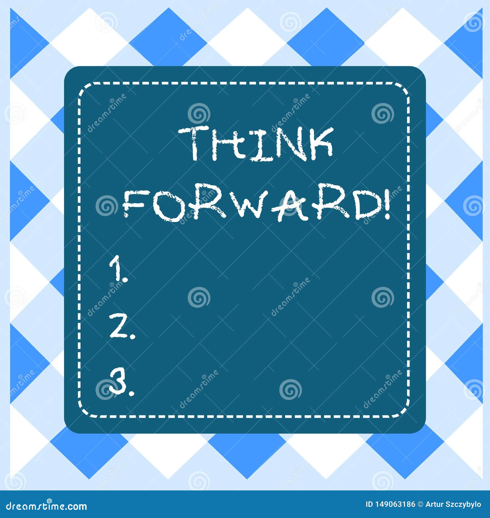 Text Sign Showing Think Forward. Conceptual Photo the Act of Thinking ...