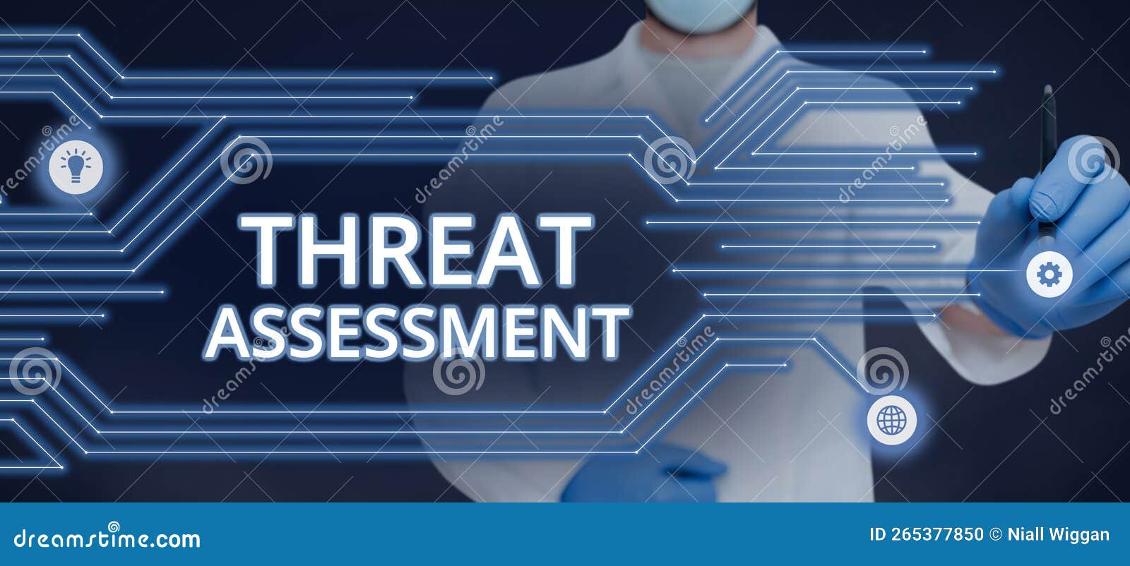 Text Sign Showing Threat Assessment. Word Written on Determining the ...