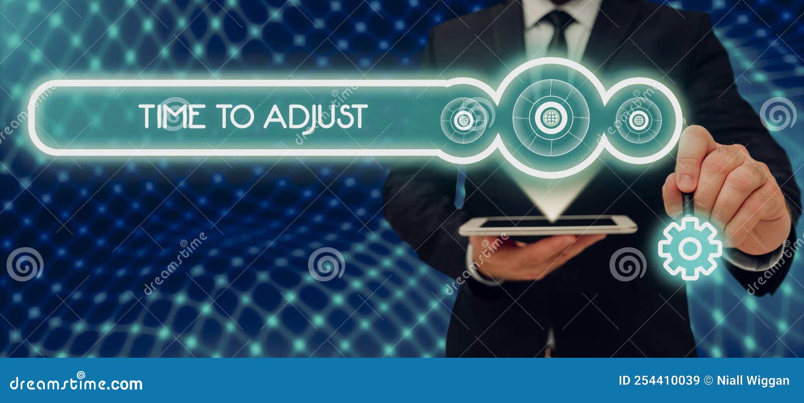 Text Sign Showing Time To Adjust. Concept Meaning Right Moment for ...