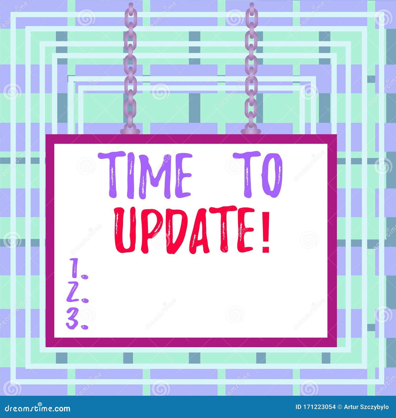 Text Sign Showing Time To Update. Conceptual Photo Act Updating ...