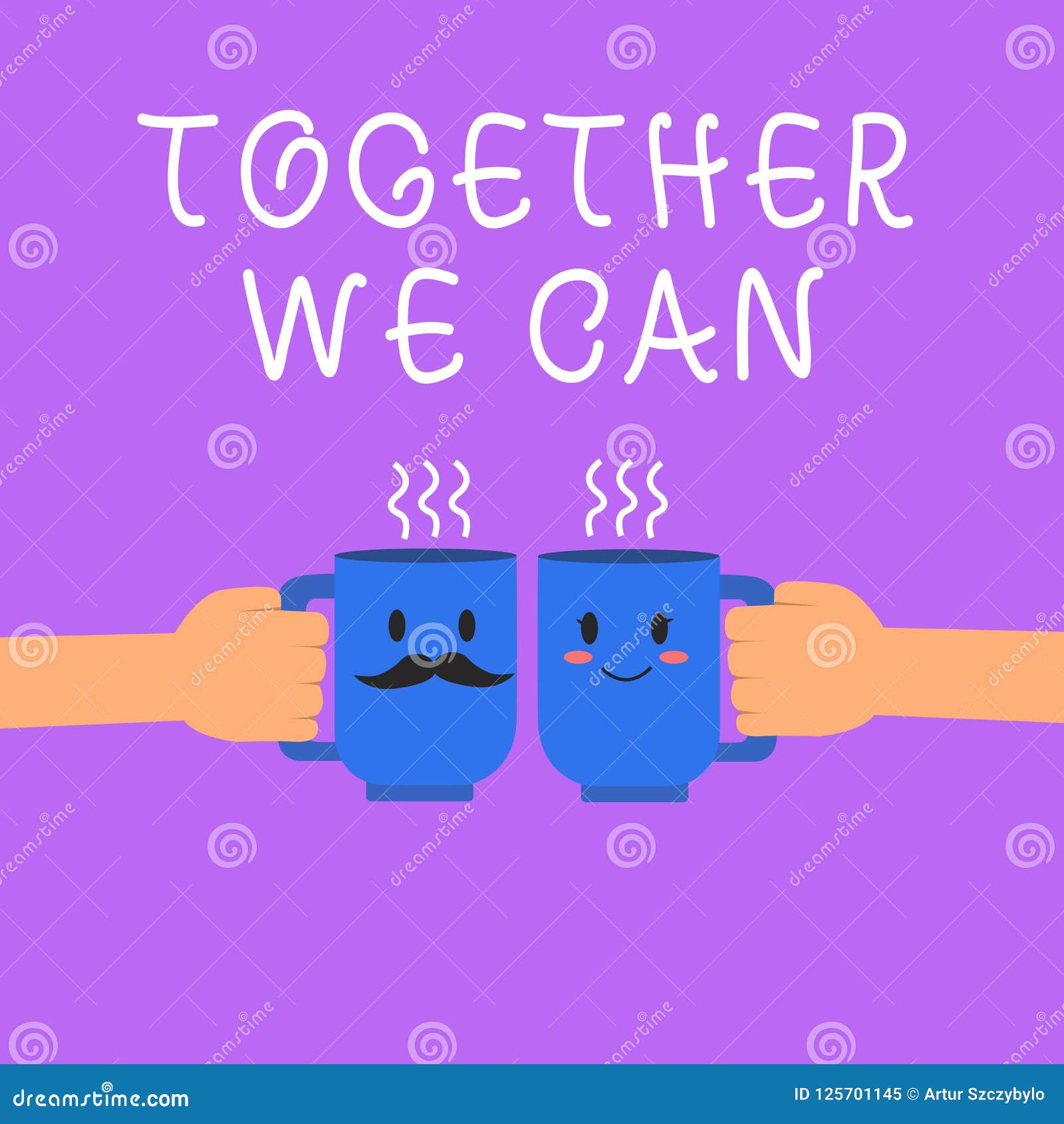 Text Sign Showing Together we Can. Conceptual Photo Unity Can Makes ...